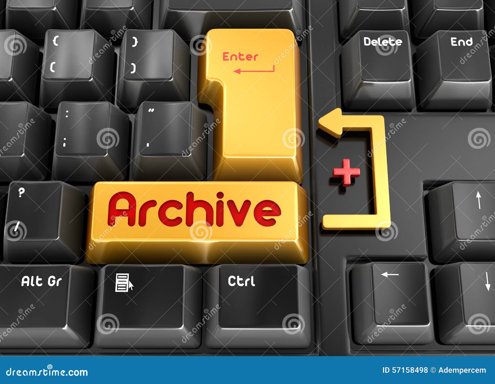 Archive button stock illustration. Illustration of accessibility - 57158498