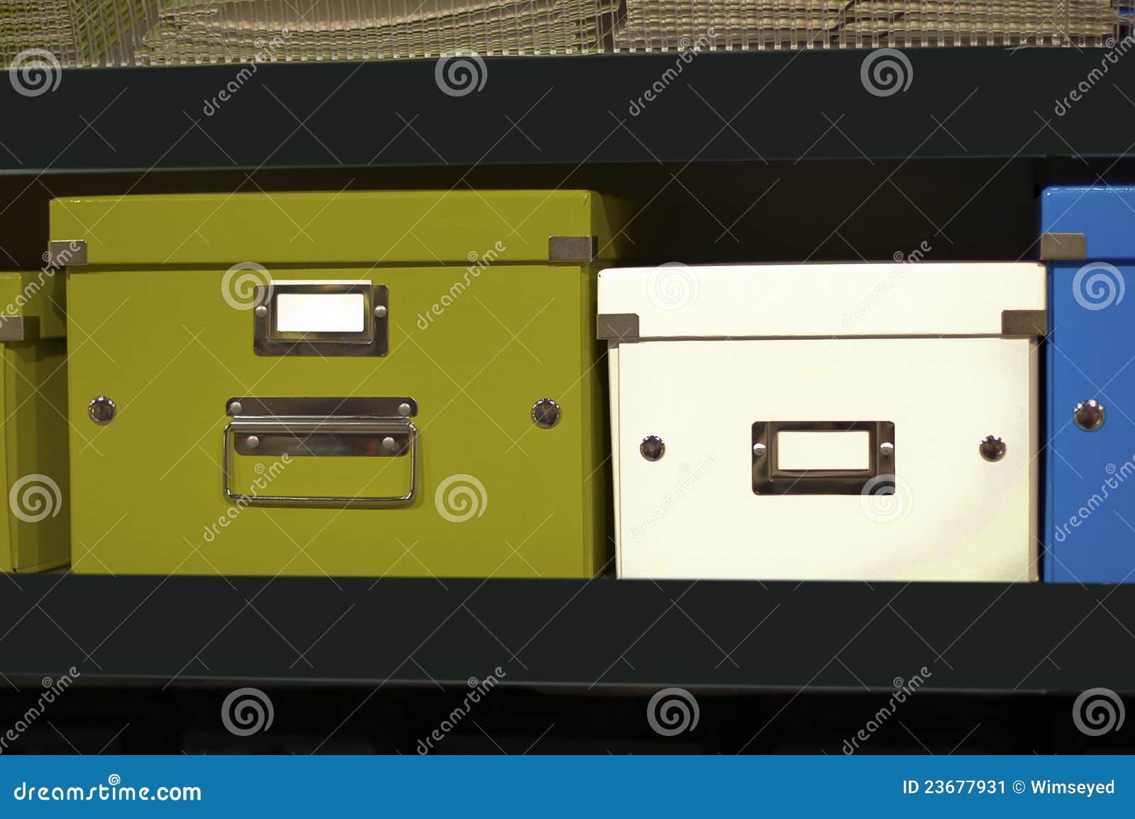 Archive container box stock image. Image of file, colour - 23677931