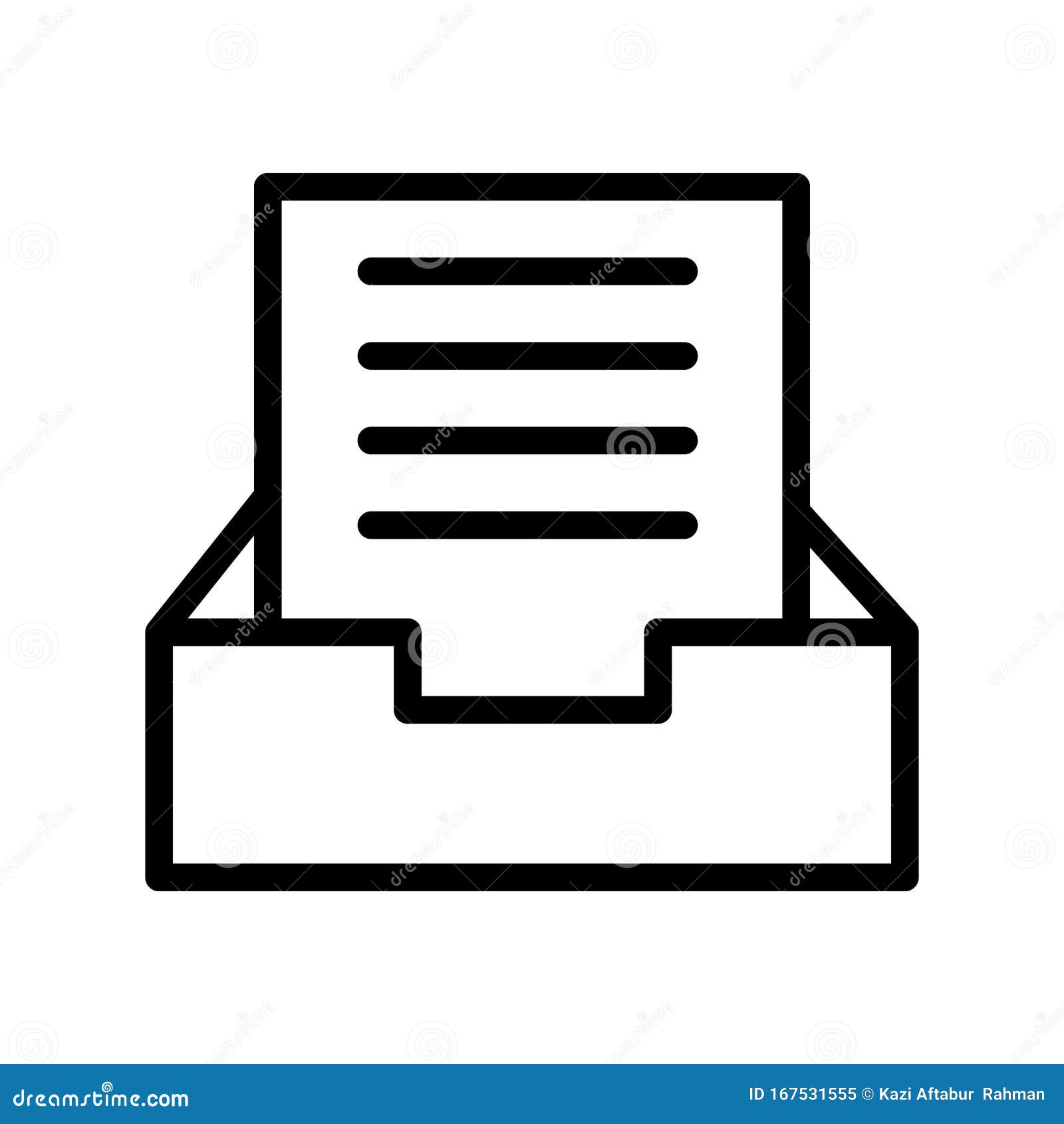Archive, Docs, Folder Icon Symbol Illustration Design Stock Vector ...
