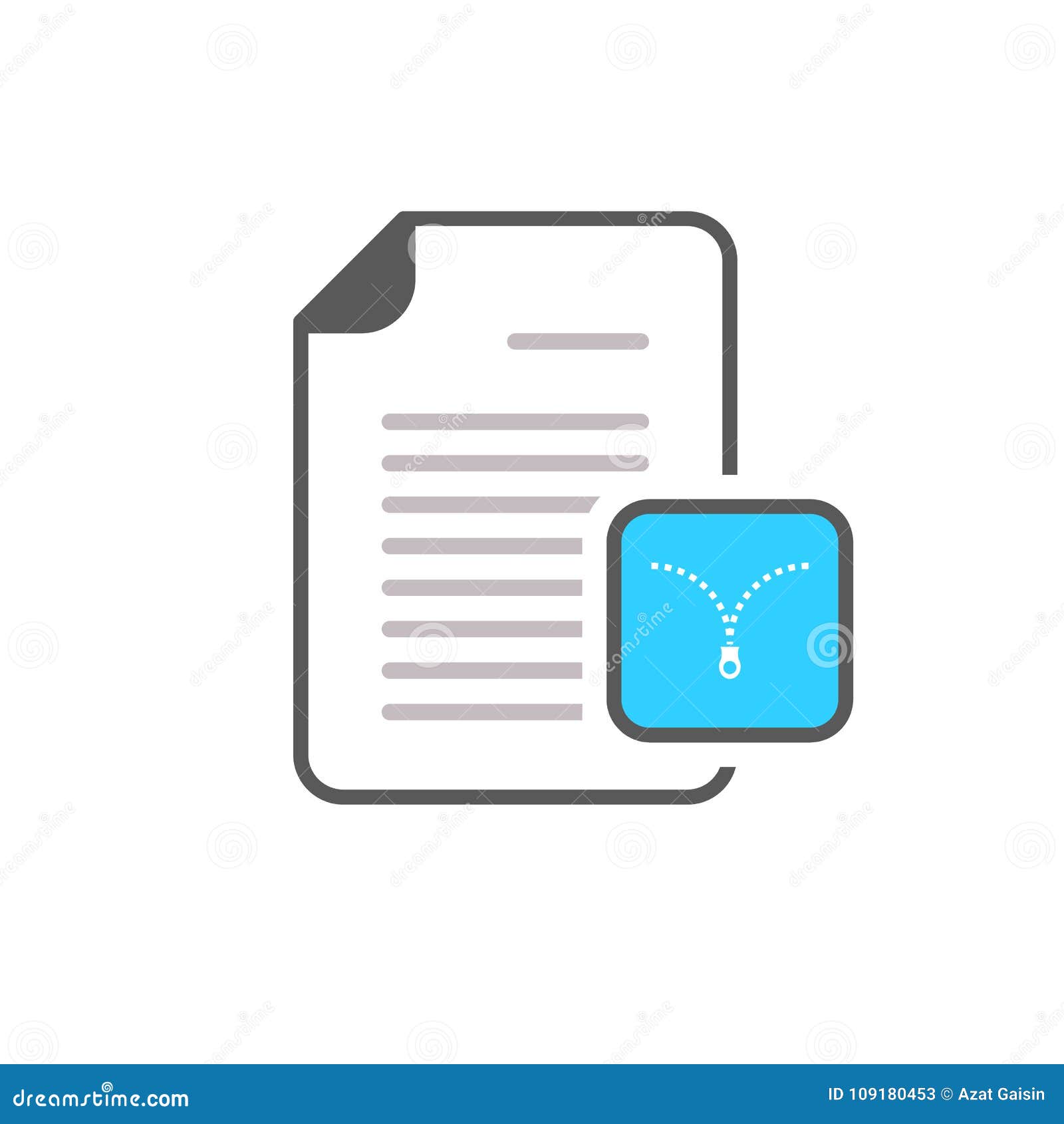 Archive Document Extension File Format Zip Zipper Icon Stock Vector ... Archive Document Extension File Format Zip Zipper Icon Stock Vector ...