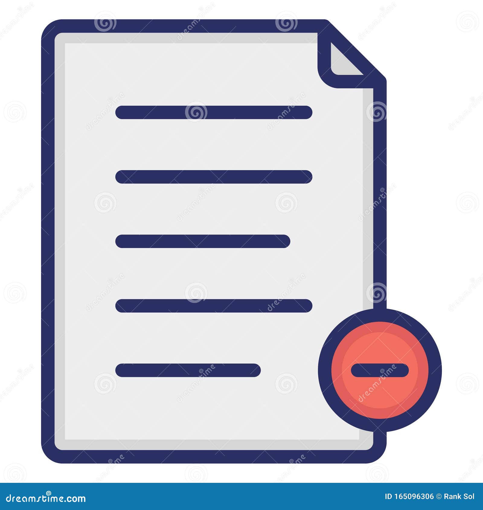 Archive Document Isolated Vector Icon Which Can Easily Modify or Edit Stock Vector ...