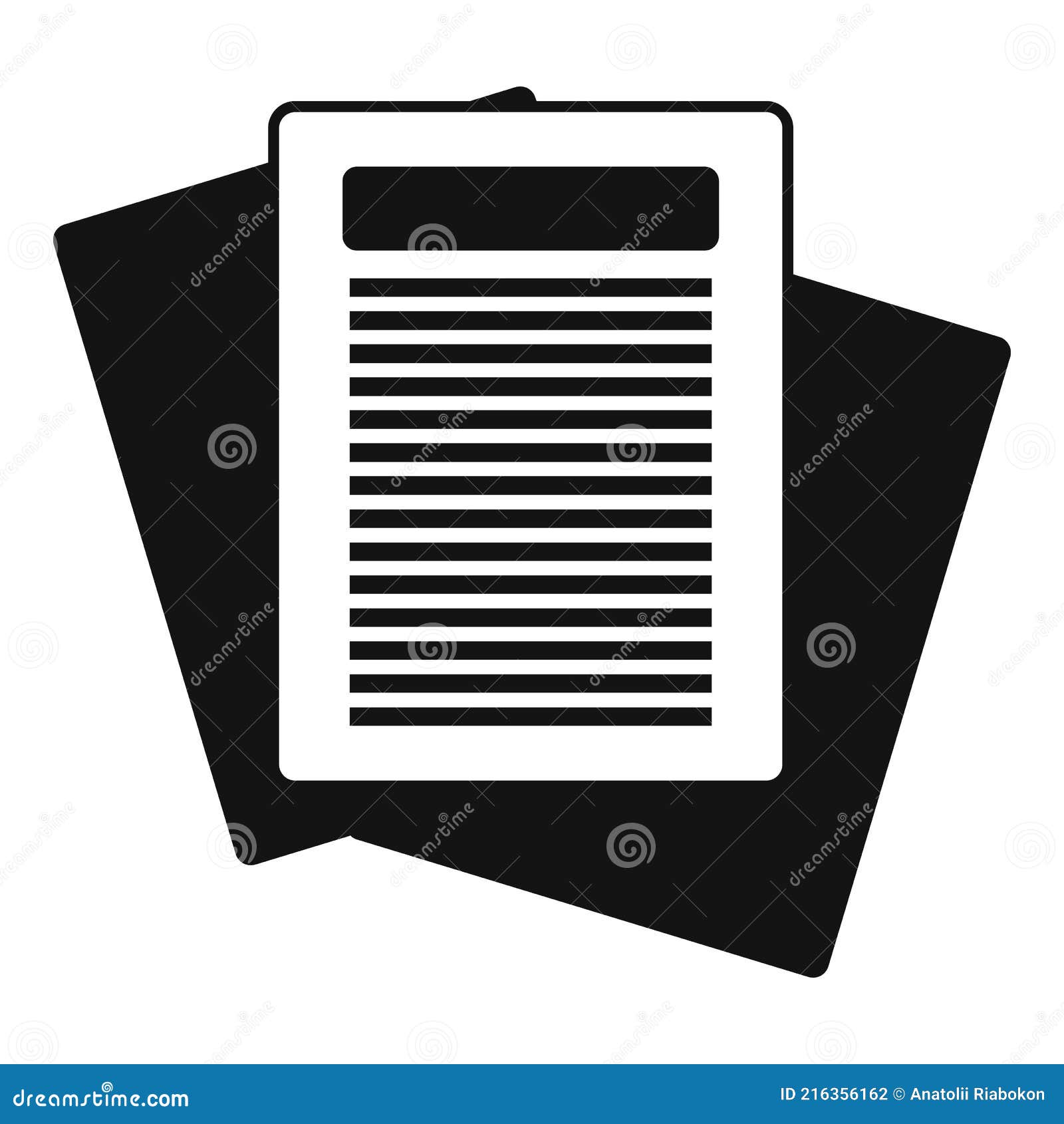 Archive Documents Icon, Simple Style Stock Vector - Illustration of ...