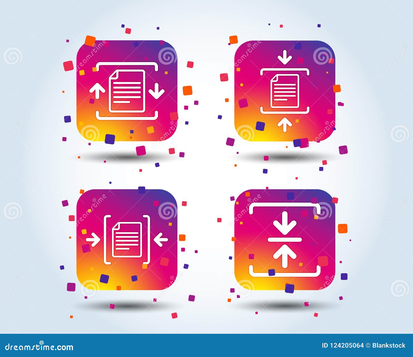 Archive File, Compressed Zipped Document. Stock Vector - Illustration ...