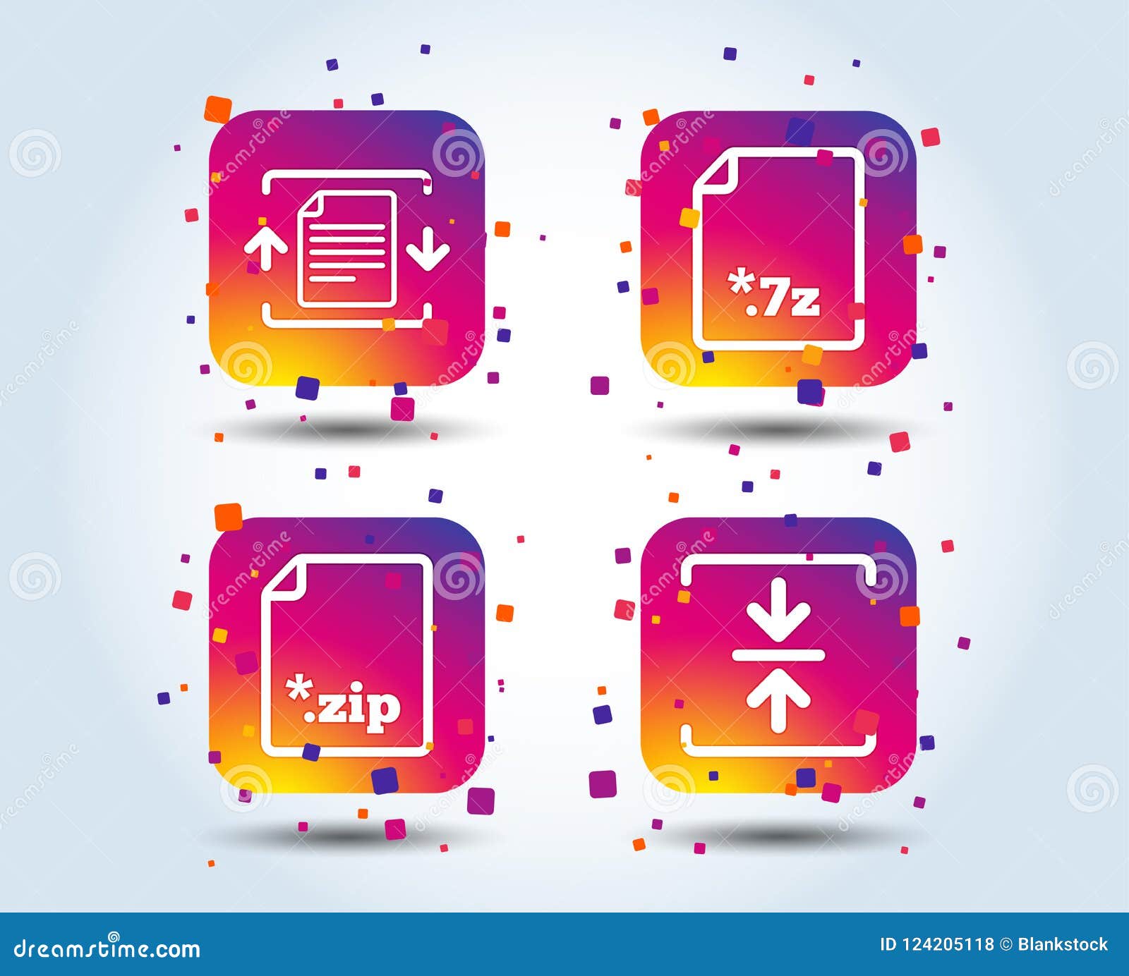 Archive File, Compressed Zipped Document. Stock Vector - Illustration ... Archive File, Compressed Zipped Document. Stock Vector - Illustration ...