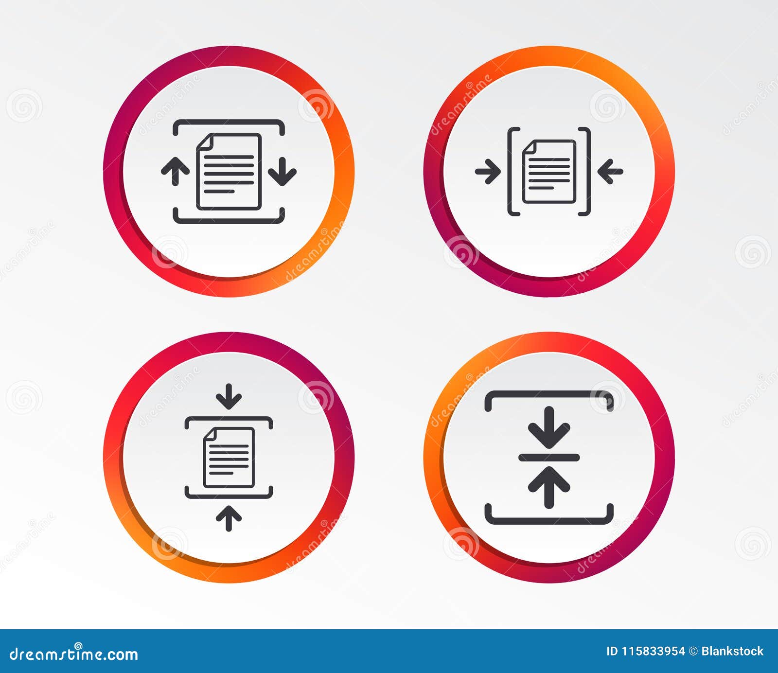 Archive File, Compressed Zipped Document. Stock Vector - Illustration ...