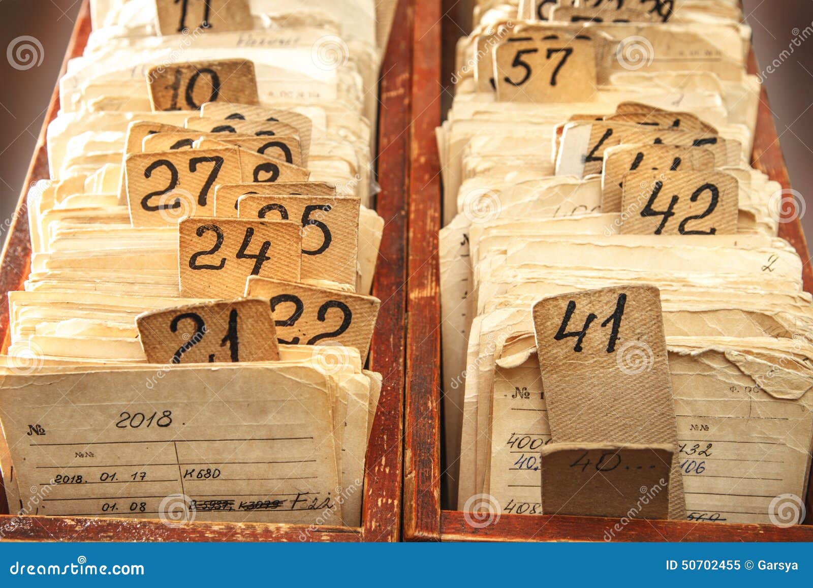 Archive file folders stock image. Image of office, paperwork - 50702455