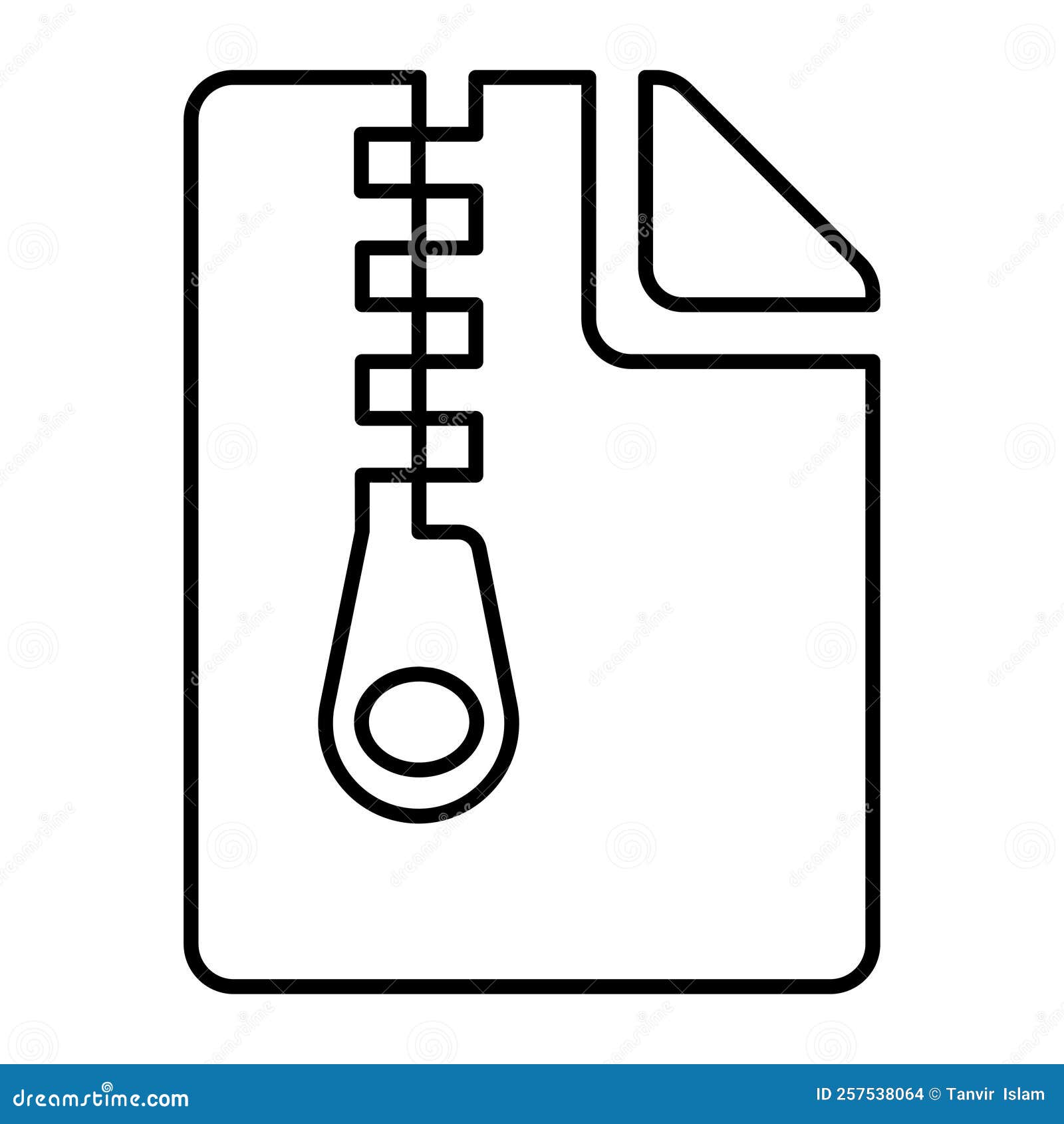 Archive file Icon stock vector. Illustration of beautiful - 257538064