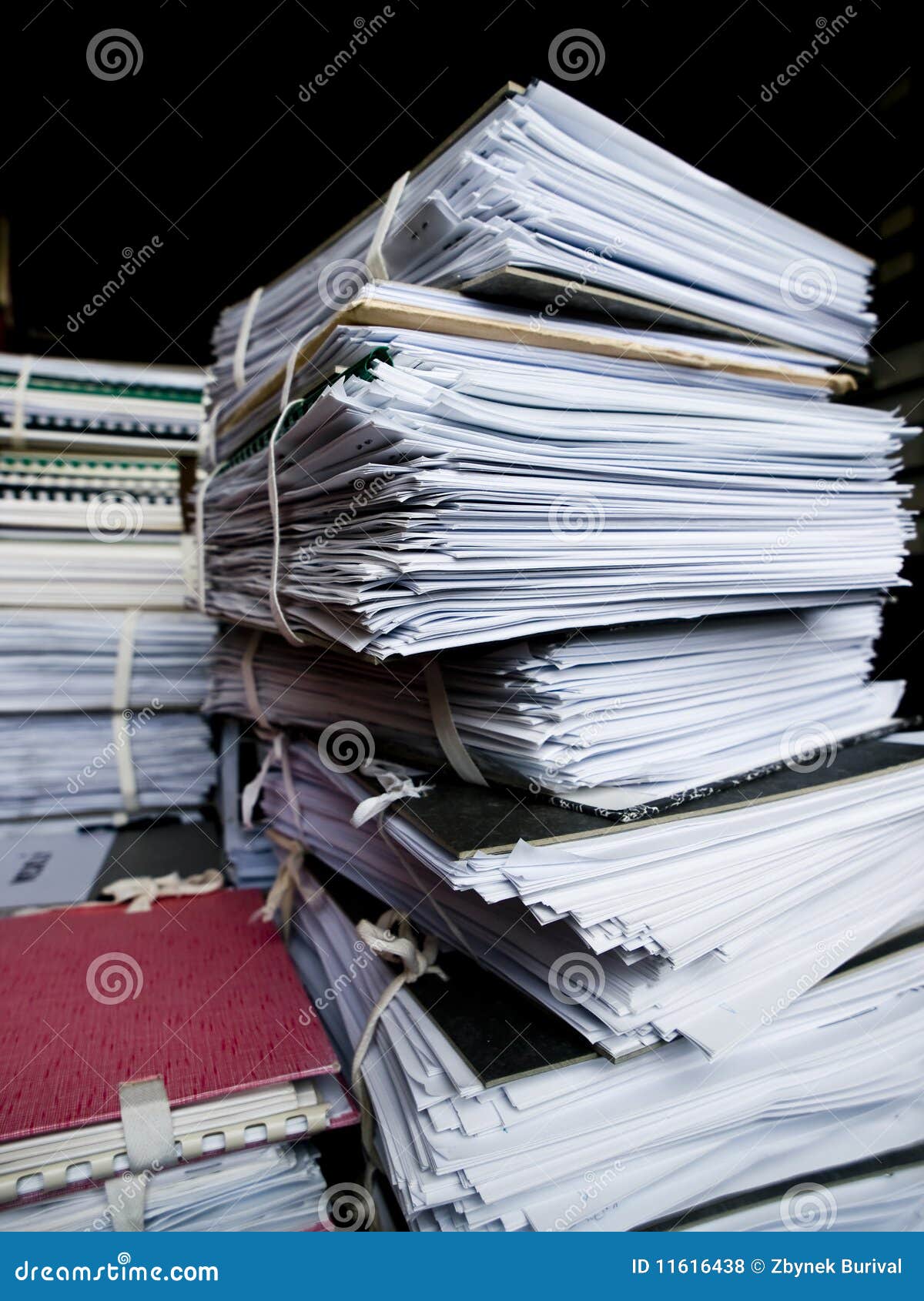 Archive files stock photo. Image of organize, binder - 11616438