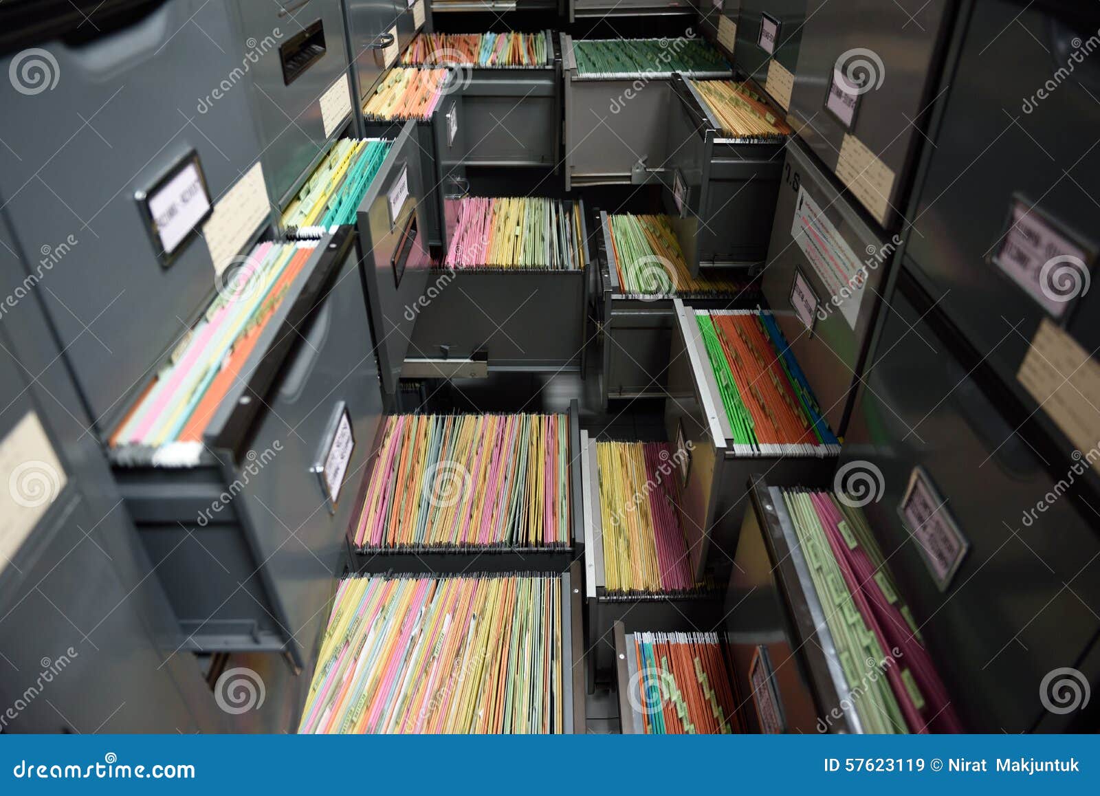 Archive files stock image. Image of home, hanging, finance - 57623119