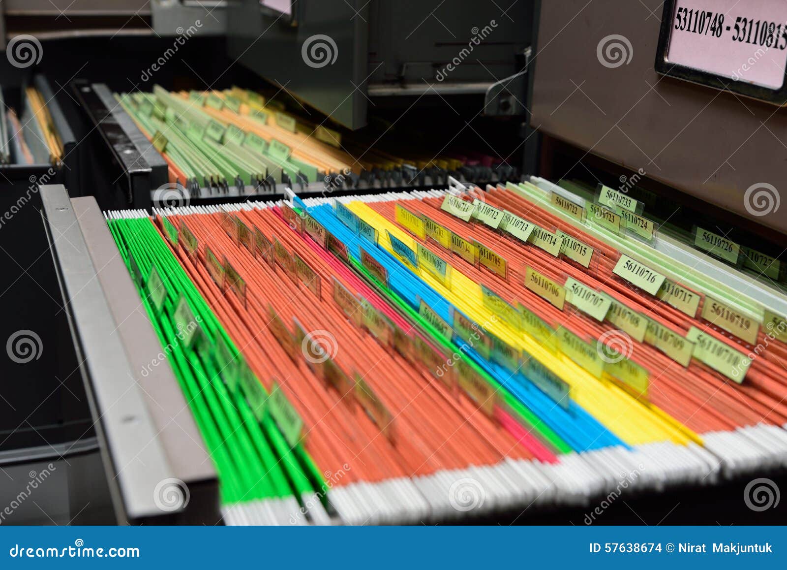Archive files stock photo. Image of concept, assorted - 57638674