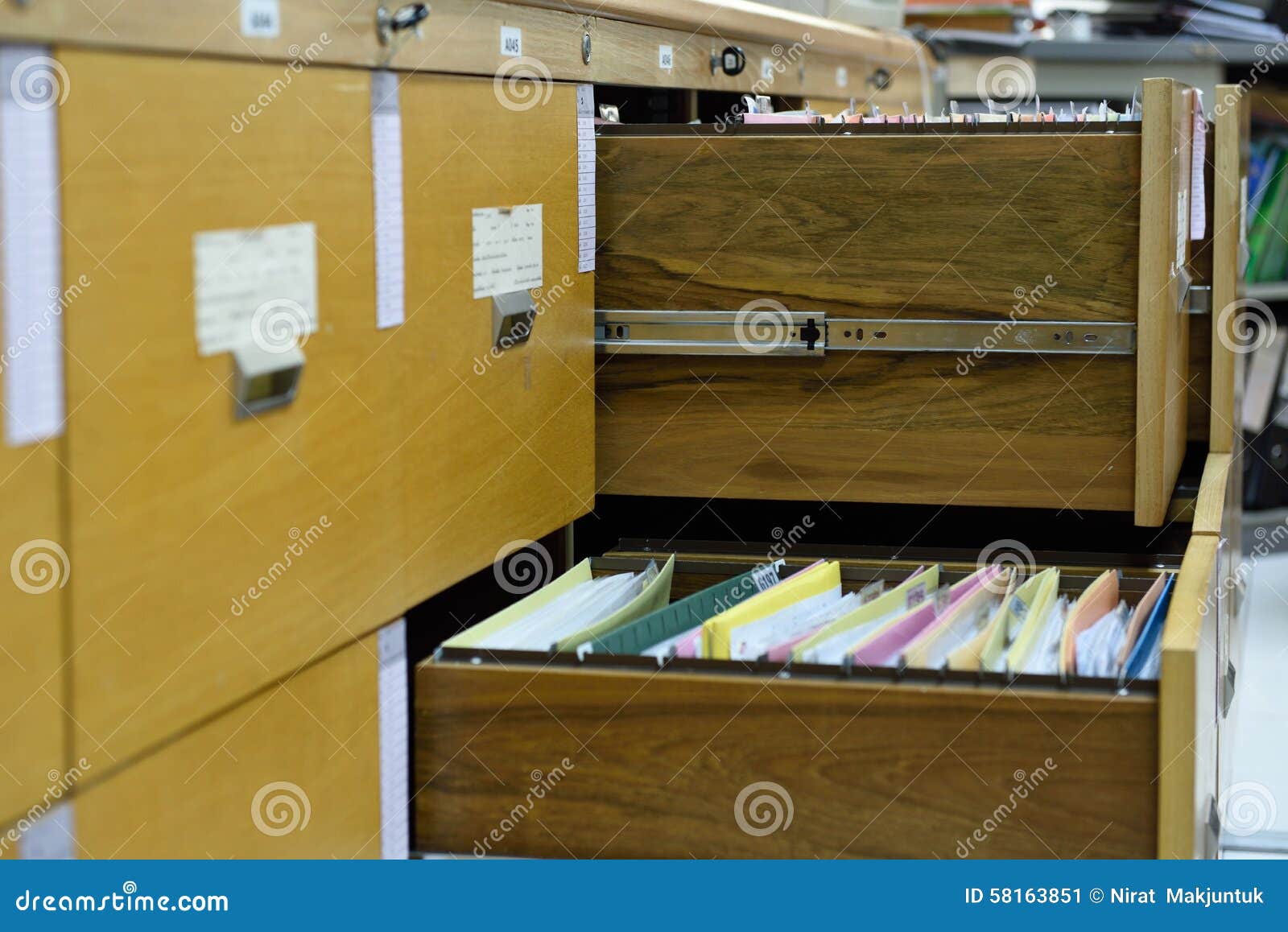 Archive files stock image. Image of room, history, research - 58163851