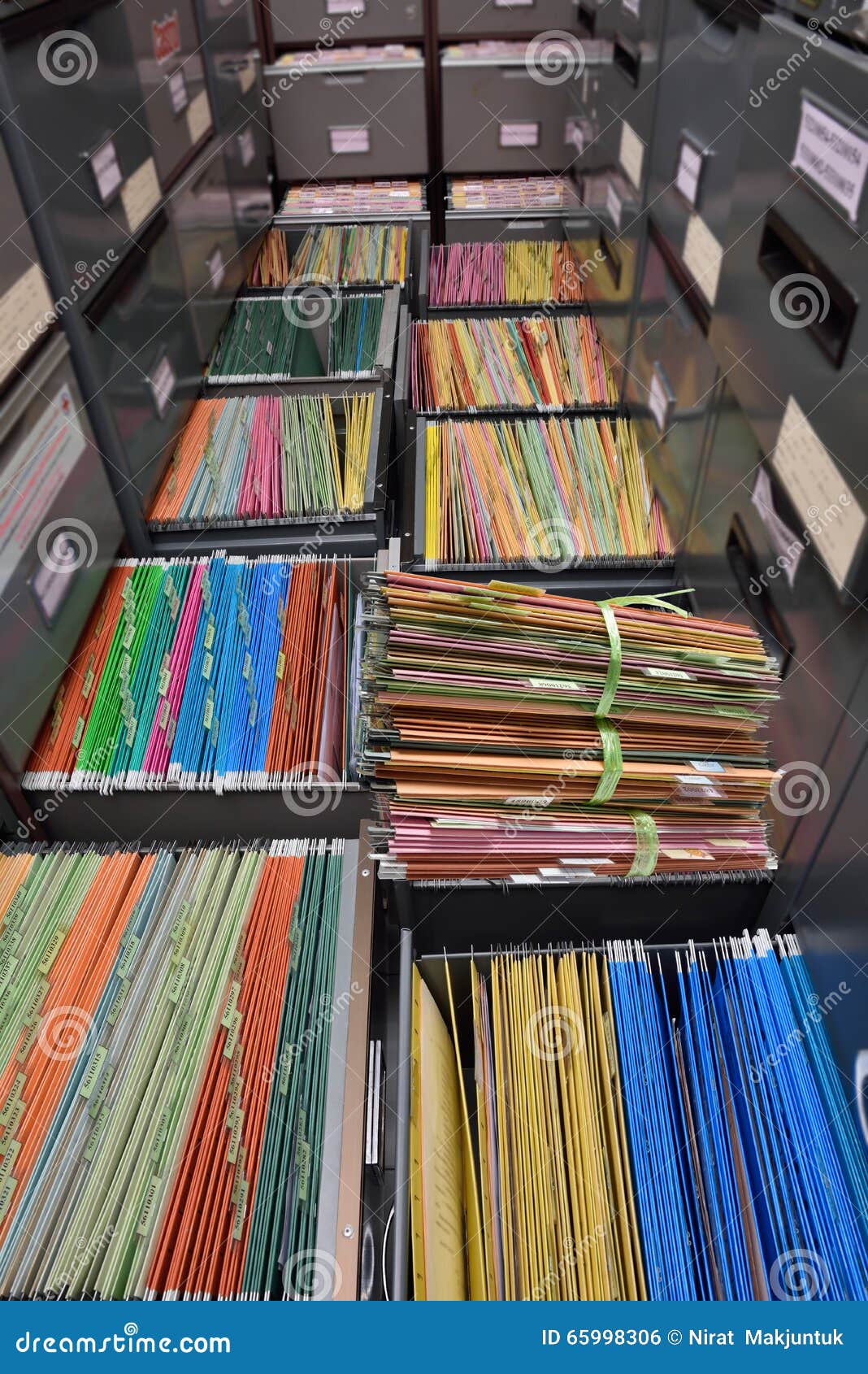 Archive files stock photo. Image of keeping, documents - 65998306