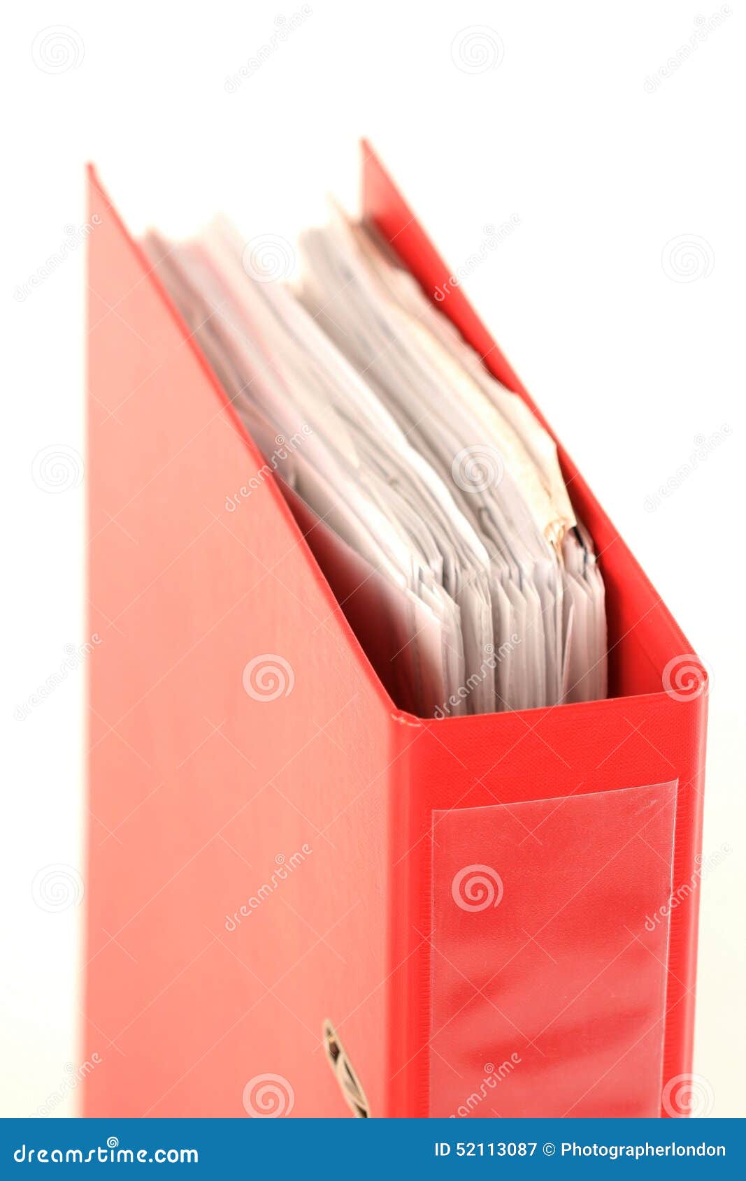 Archive folder - close-up stock illustration. Illustration of education ...