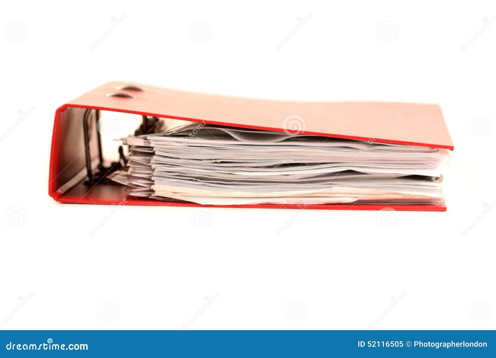 Archive folder - close-up stock illustration. Illustration of folder ...