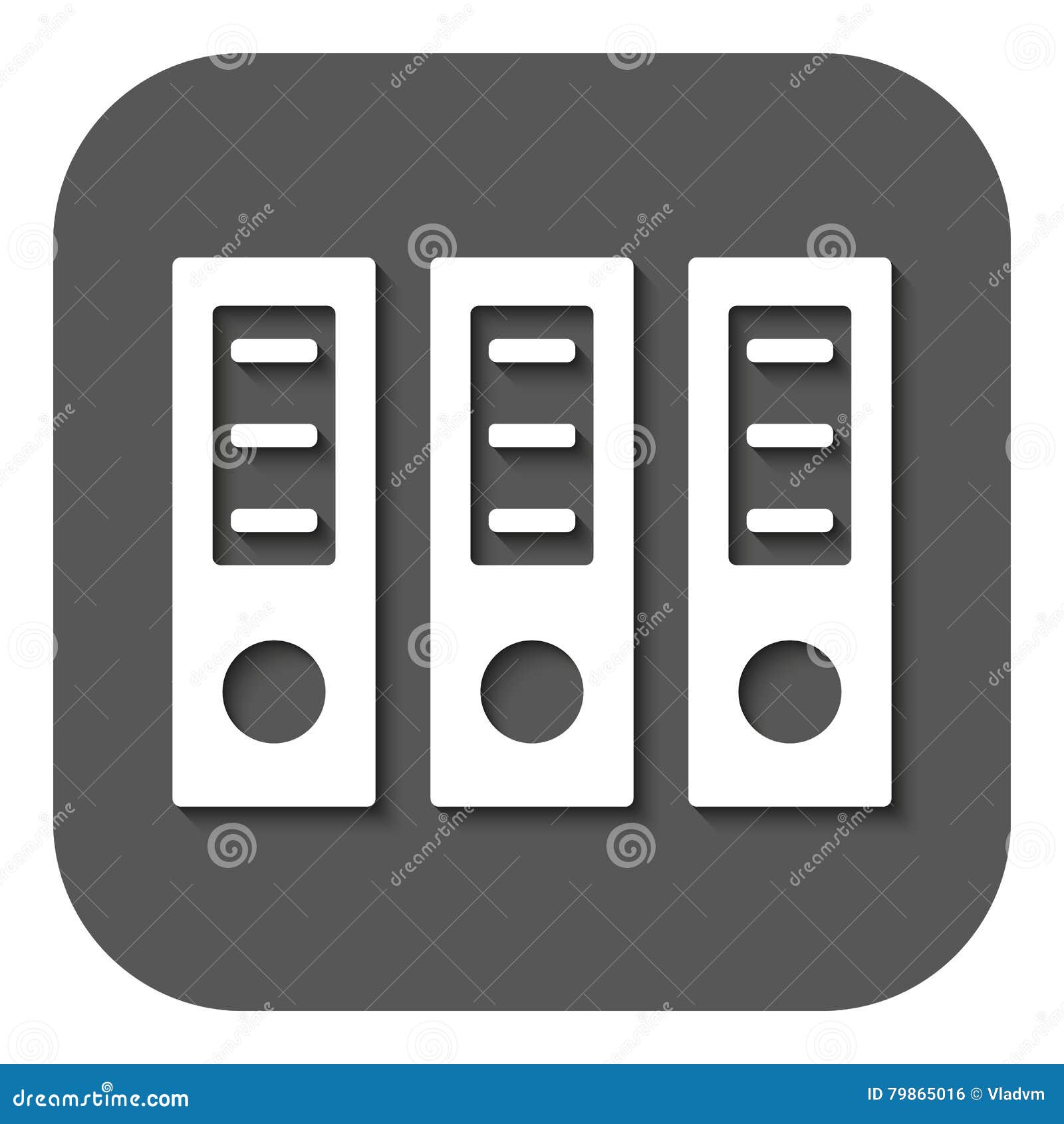 The Archive Folder Icon. Document and Data, Portfolio, Office Symbol ...