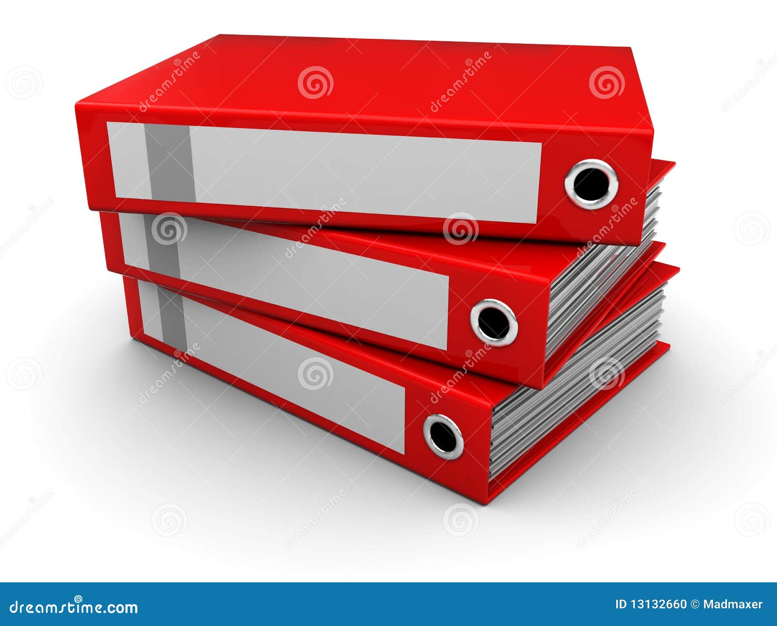 Archive folders stock illustration. Illustration of organized - 13132660