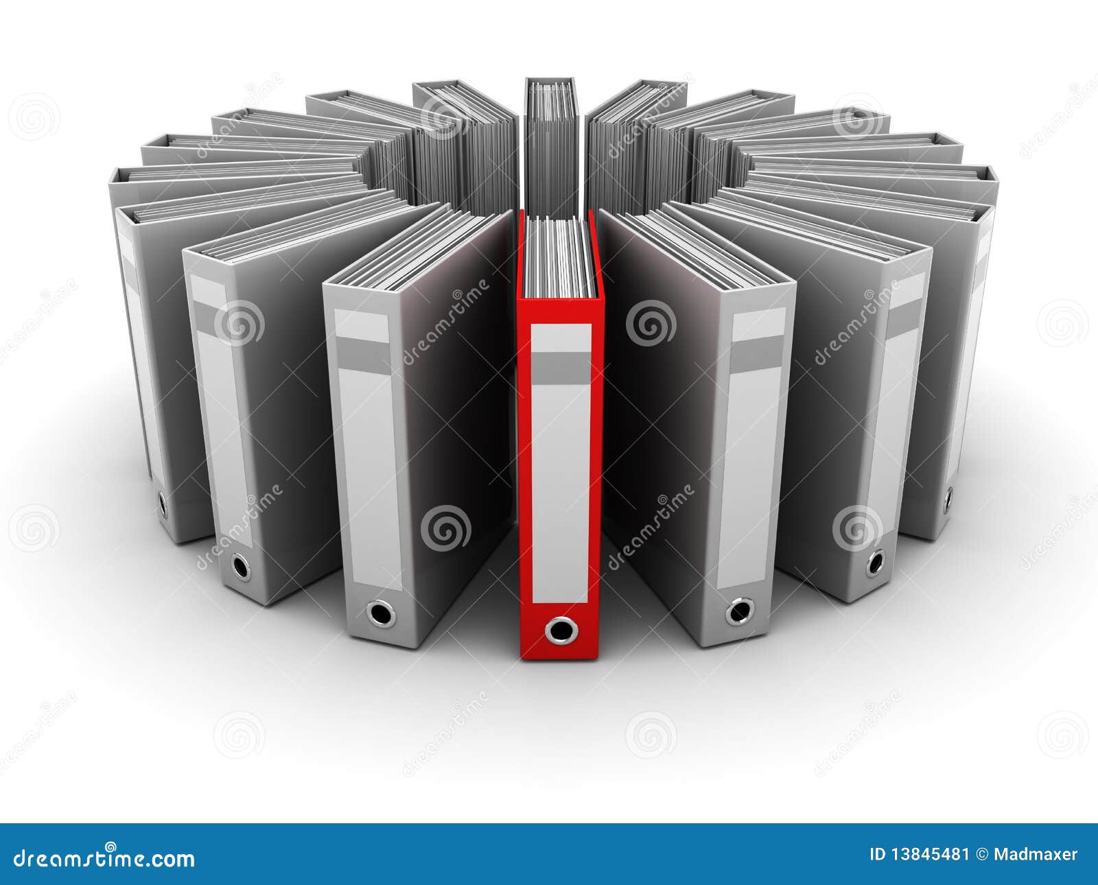 Archive folders stock illustration. Illustration of file - 13845481