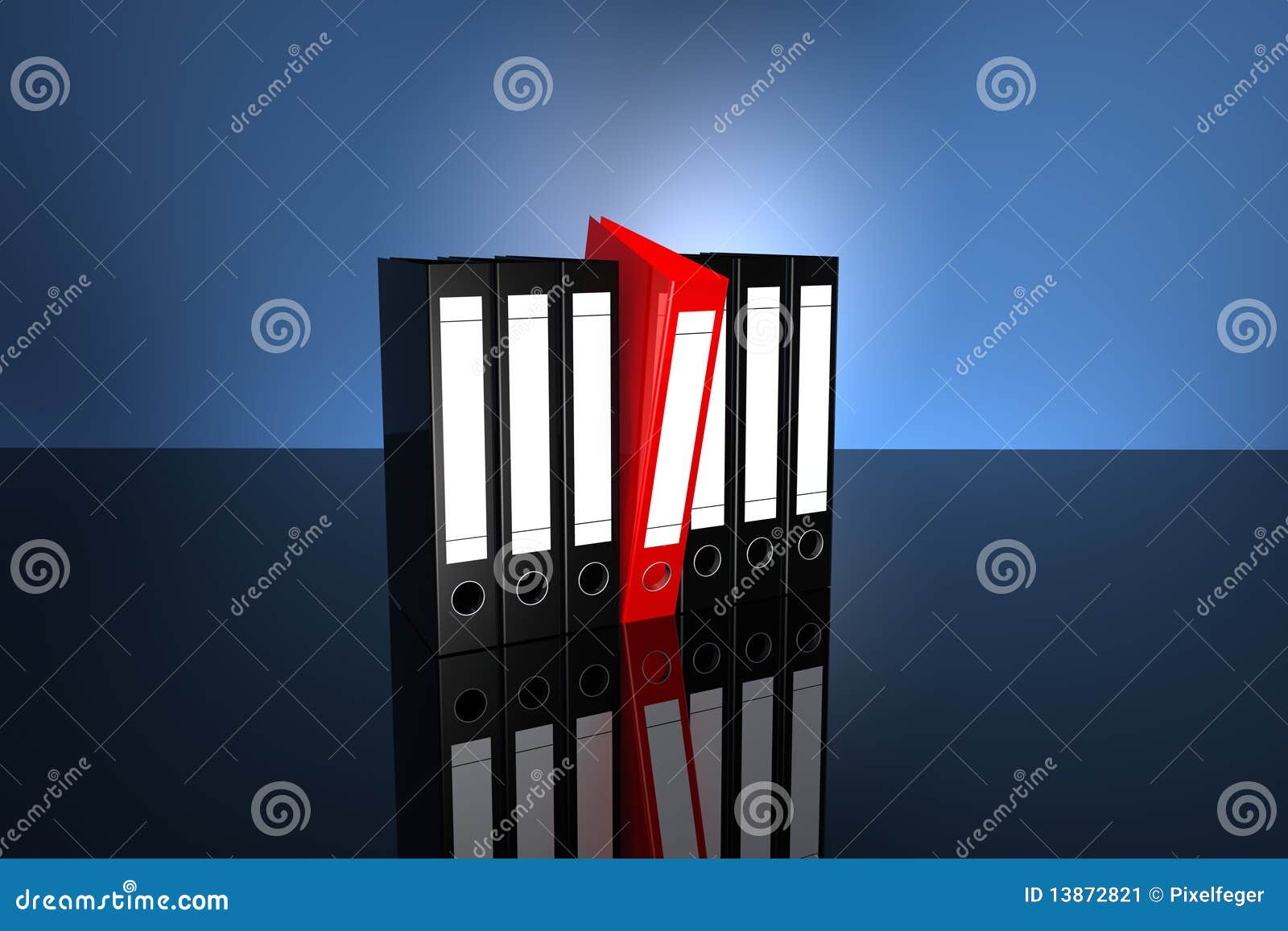 Archive folders stock illustration. Illustration of archives - 13872821