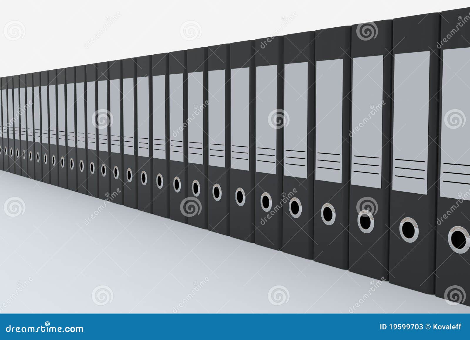 Archive folders. stock illustration. Illustration of business - 19599703