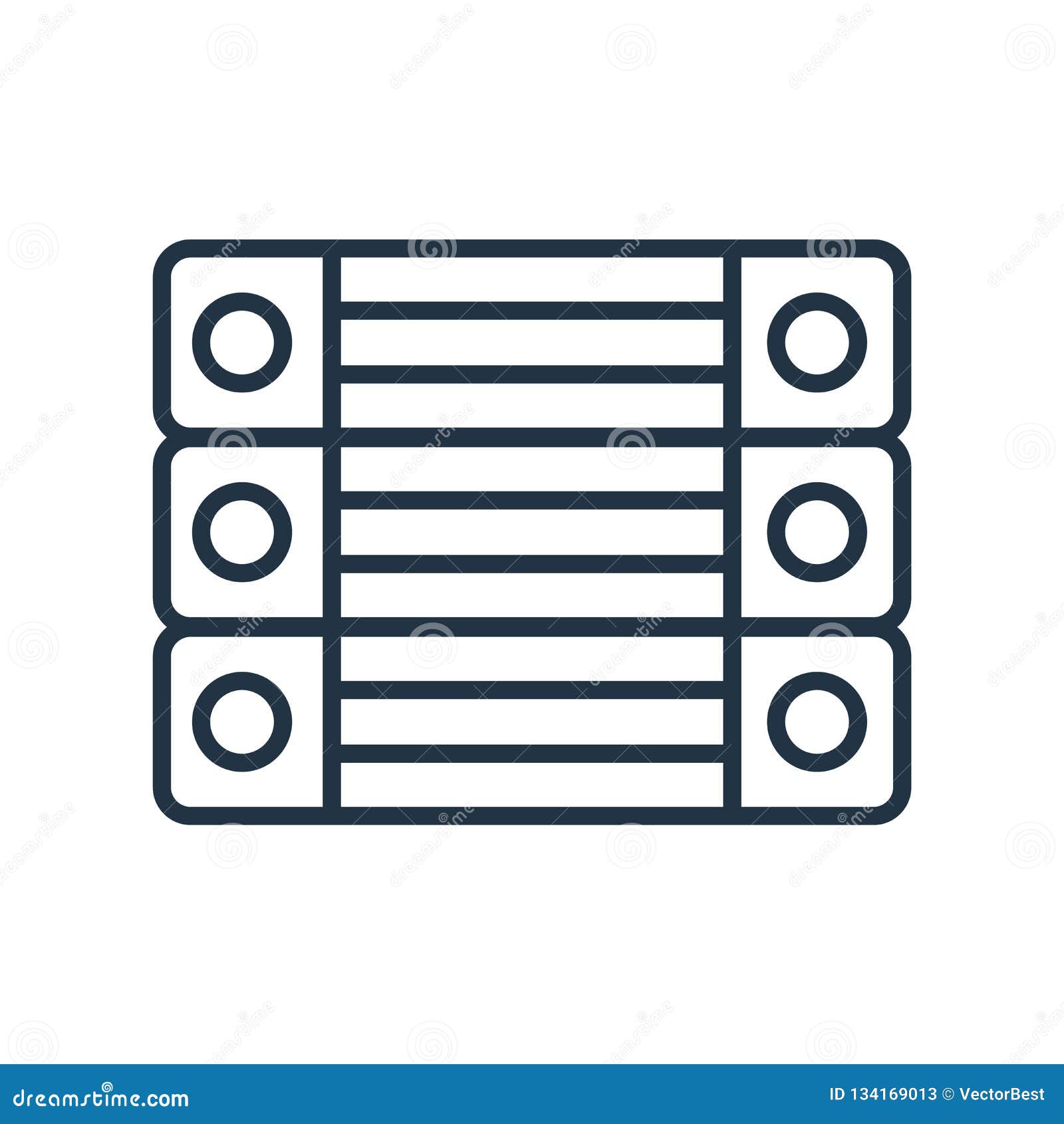 Archive Icon Vector Isolated on White Background, Archive Sign Stock ...