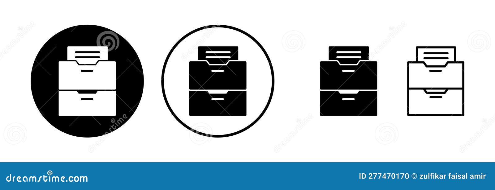 Archive Icon . Archive Storage Icon Vector. Folders Icon Stock Vector ...