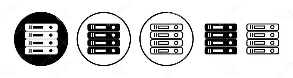 Archive Icon . Archive Storage Icon Vector. Folders Icon Stock Vector ...