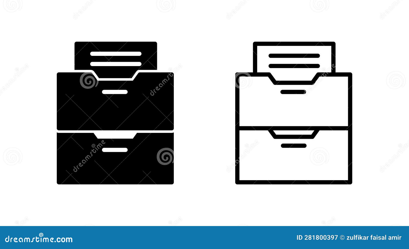 Archive Icon . Archive Storage Icon Vector. Folders Icon Stock Vector ...