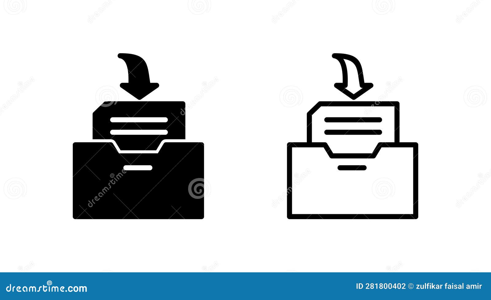 Archive Icon . Archive Storage Icon Vector. Folders Icon Stock Vector ...