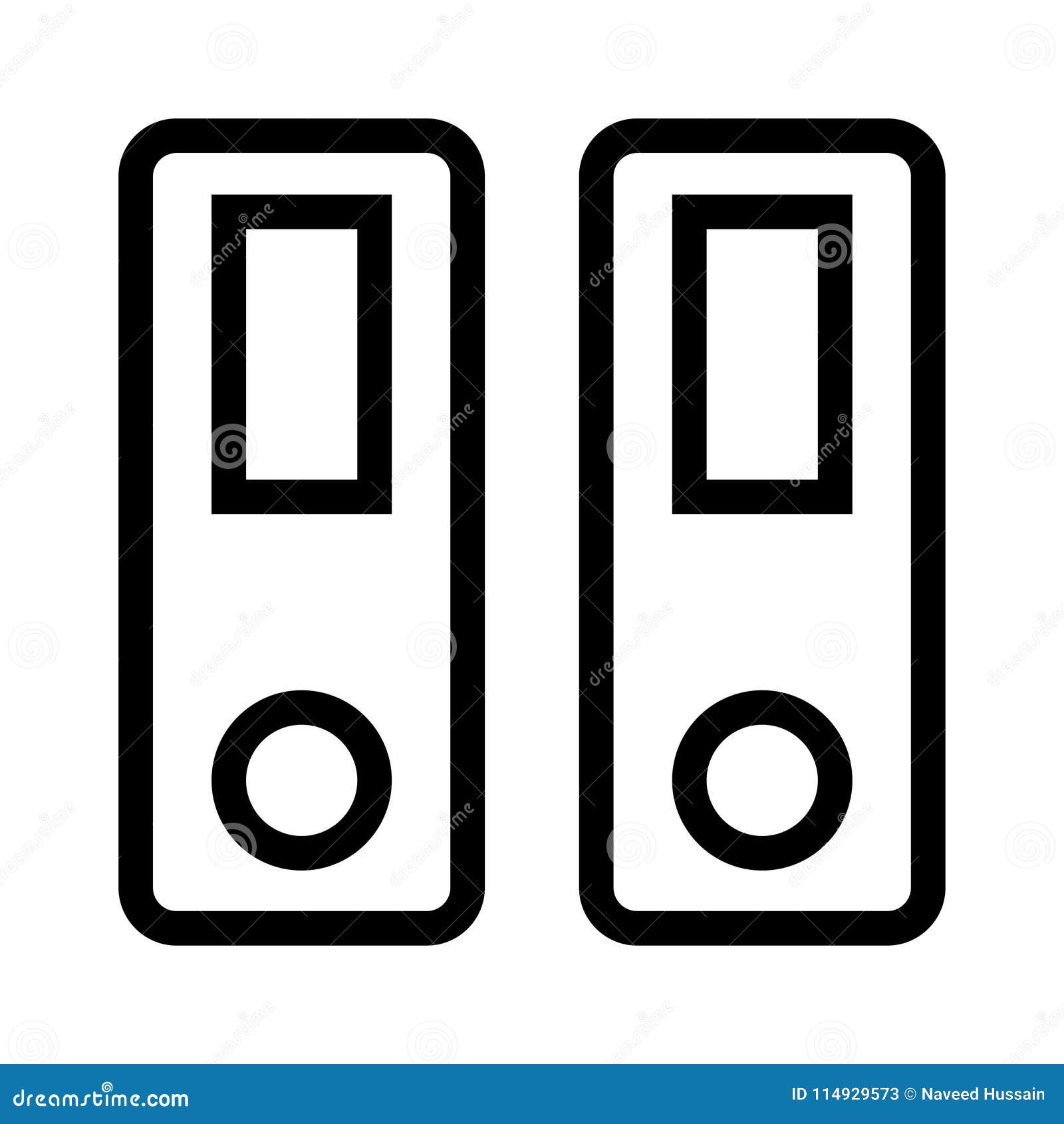 Archive line icon stock illustration. Illustration of premium - 114929573