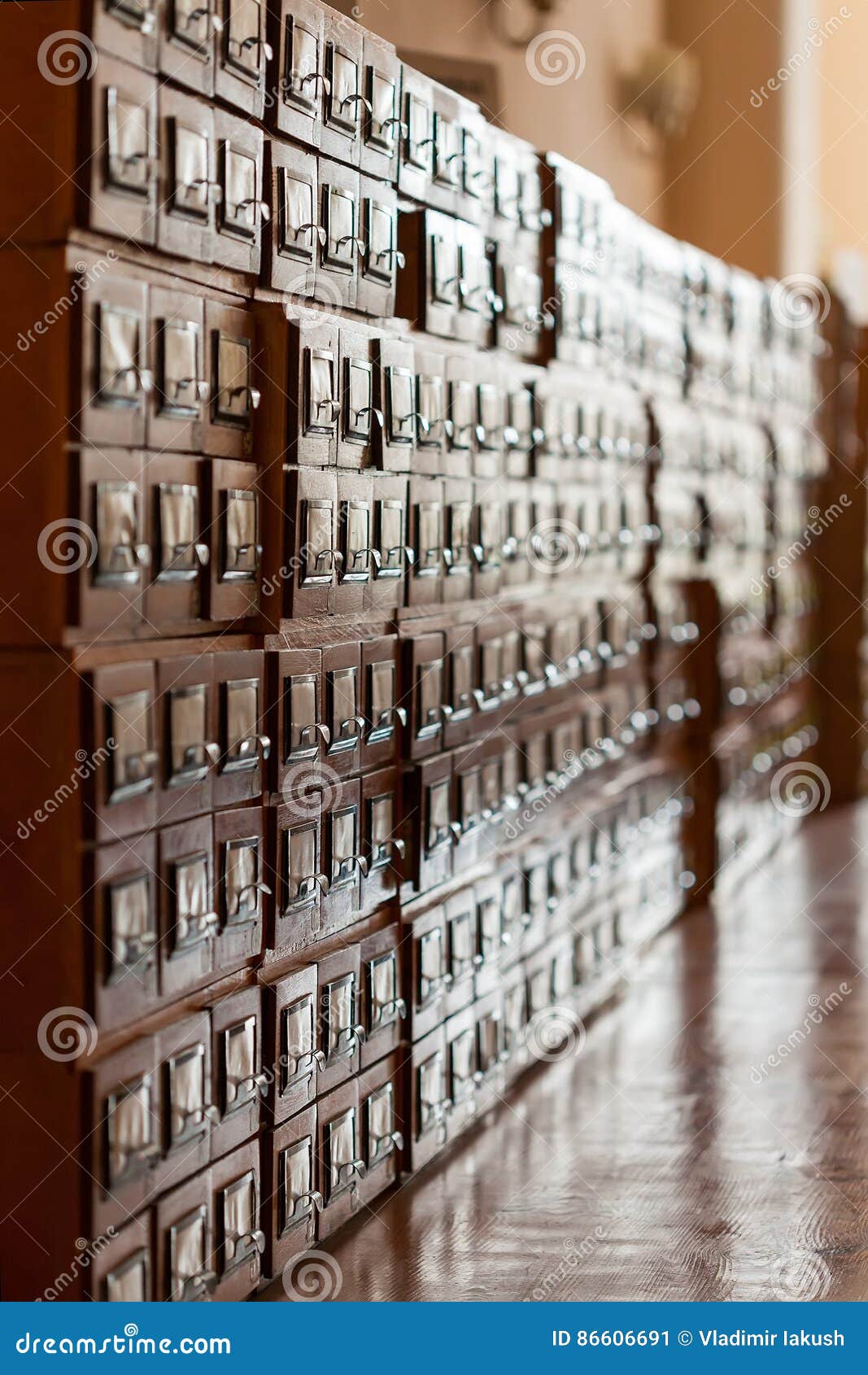Archive Lockers in the Library Stock Image - Image of file, indoor ...