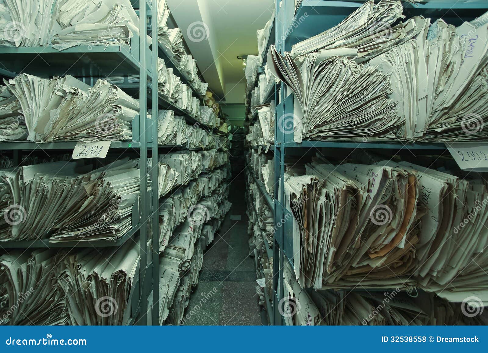 Archive stock photo. Image of storage, depository, organization - 32538558