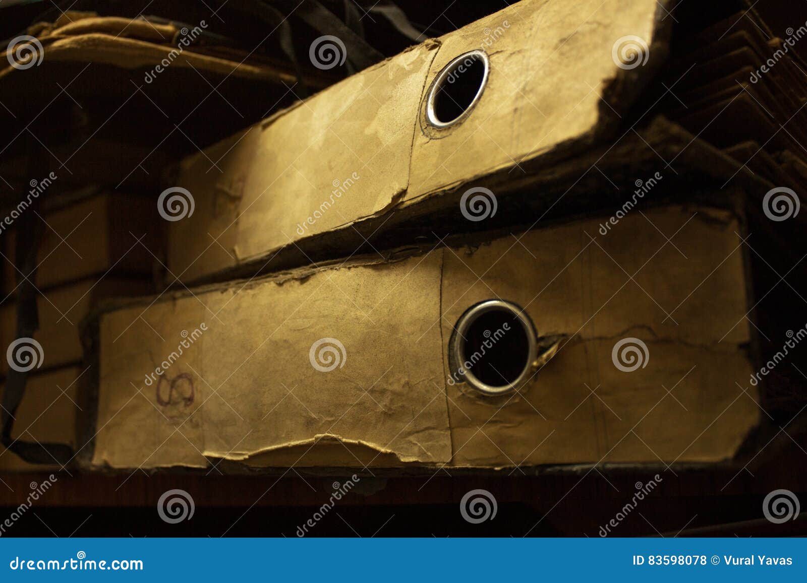 Room With Old Archive Of Documents And Historical Charts Royalty-Free ...