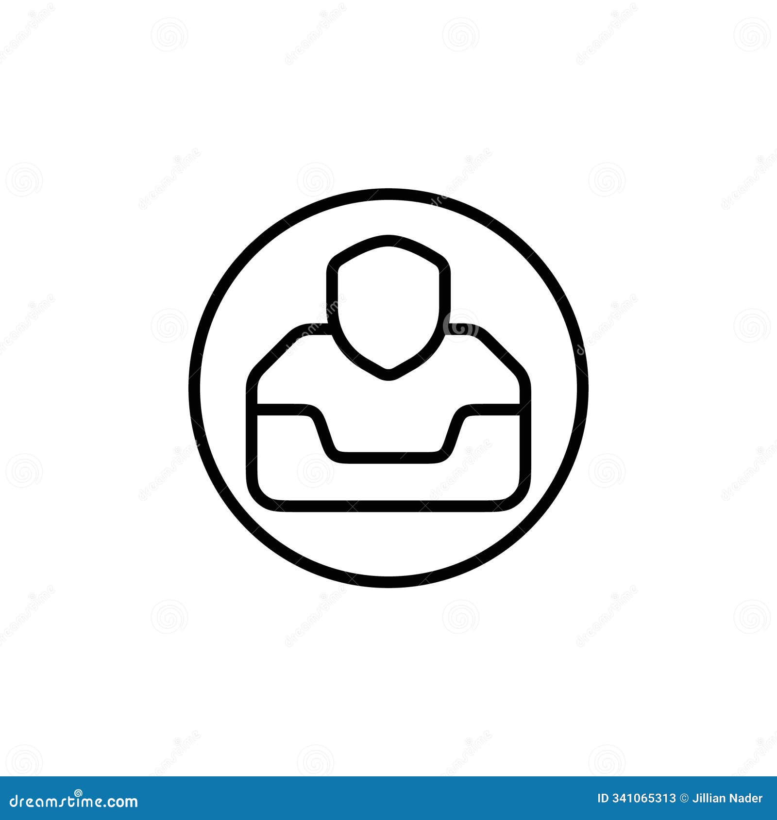 Archive Secure Icon Thin Vector Set Stock Vector - Illustration of ...