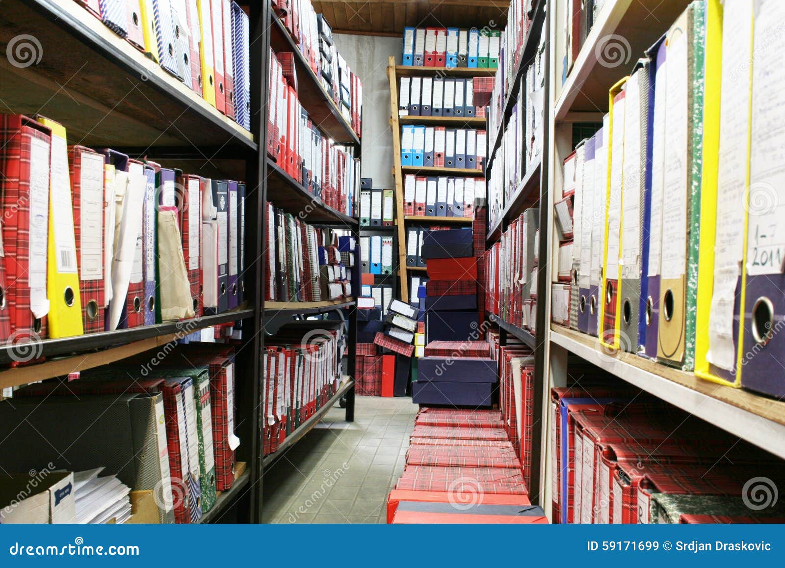 Archive stock image. Image of work, store, shelf, office - 59171699