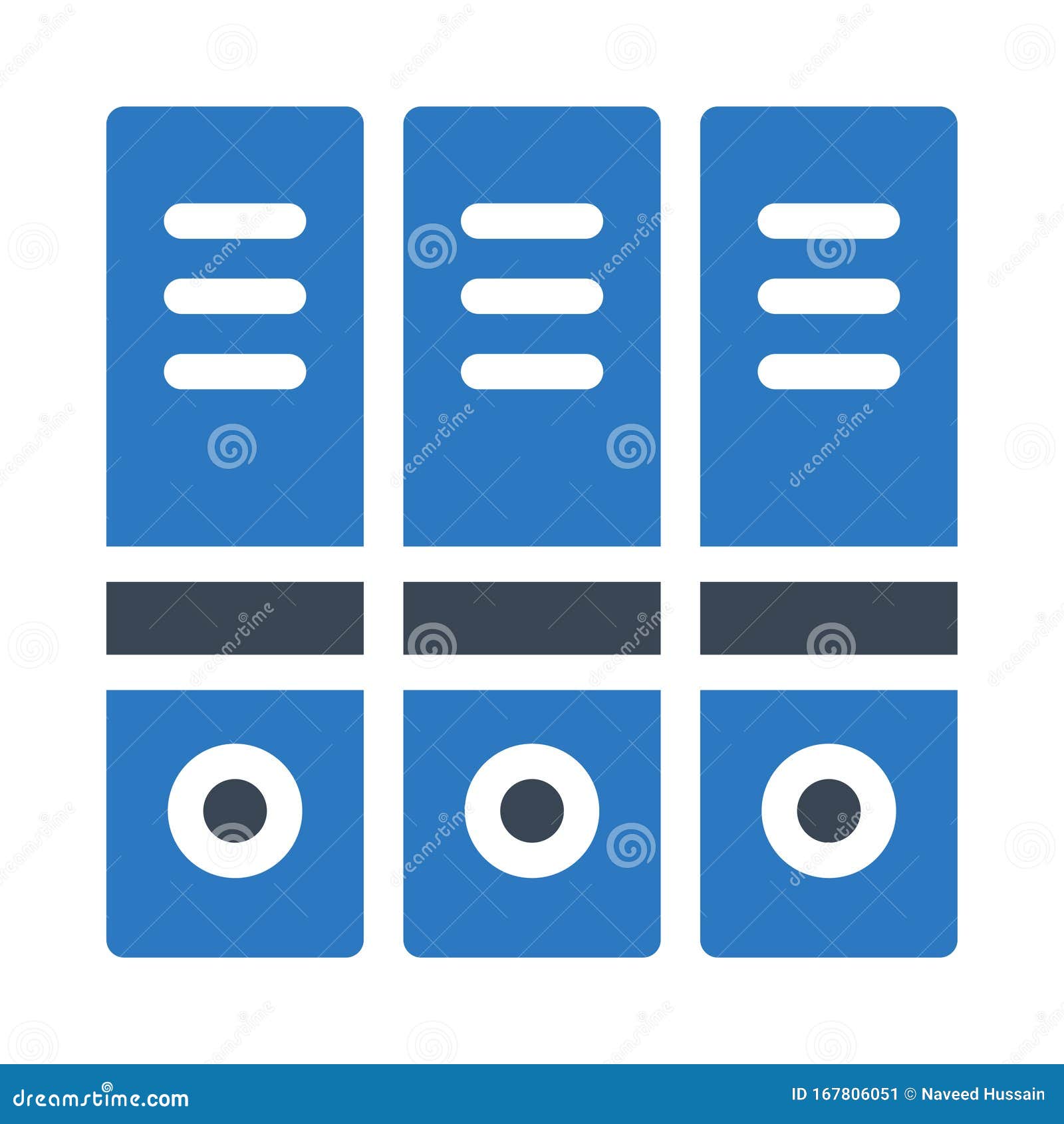 Archive Vector Glyph Color Icon Stock Illustration - Illustration of ...