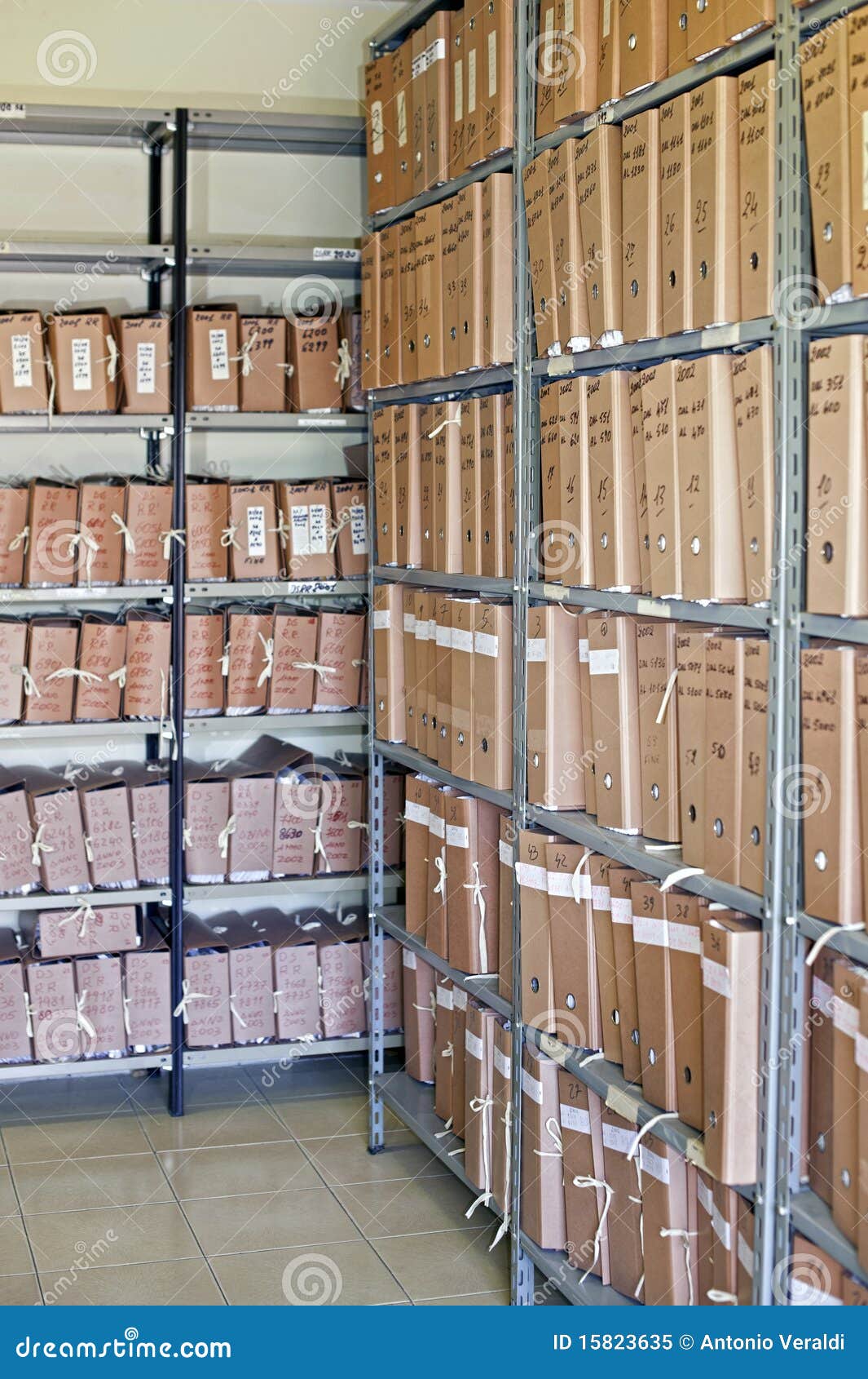 Archives stock image. Image of archivist, documentation - 15823635