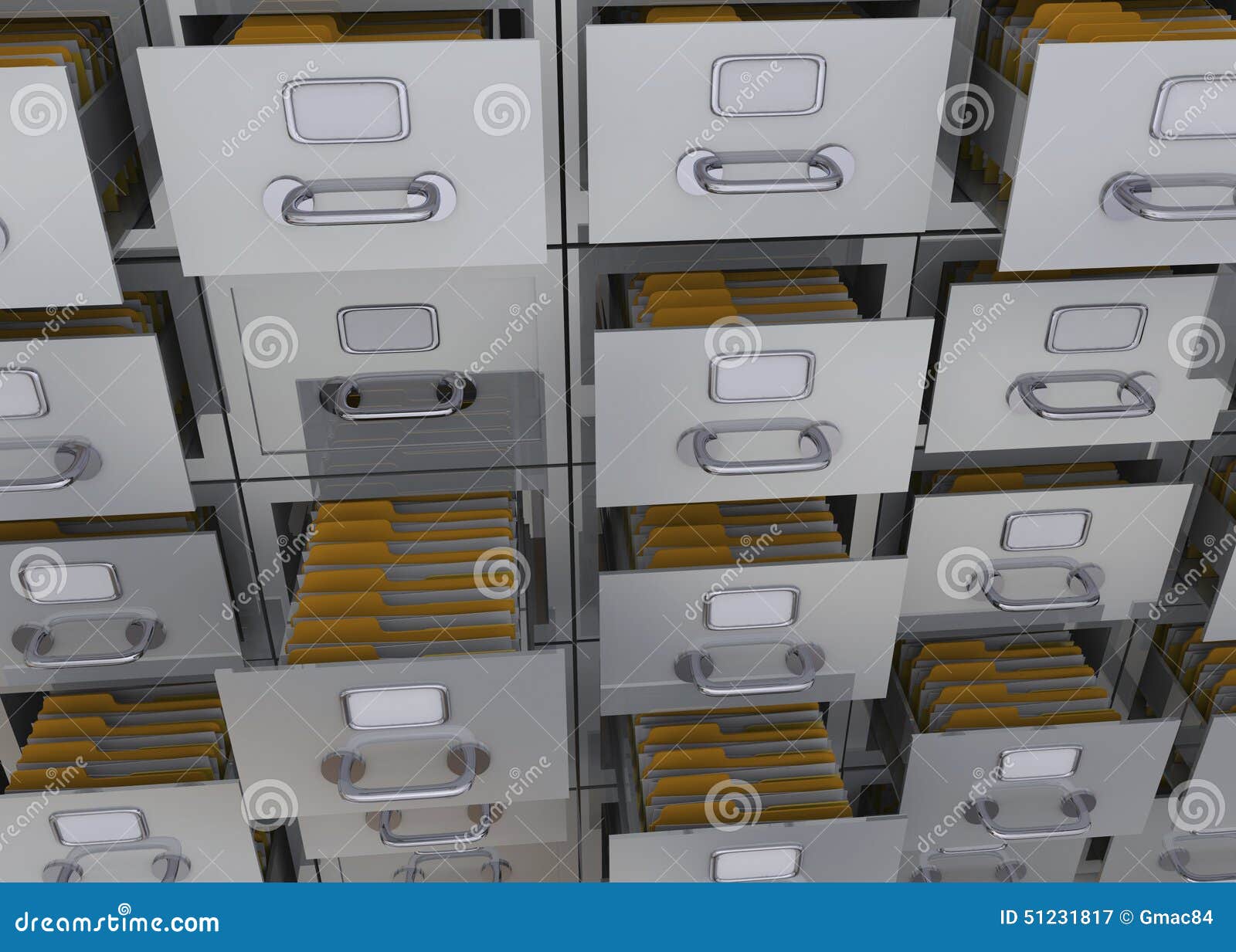 ARCHIVES - 3D stock illustration. Illustration of business - 51231817