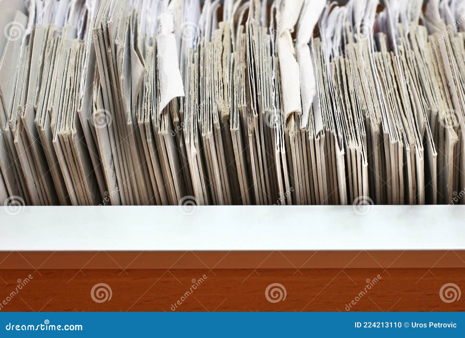 Archives Documents Files and Folders Data Base Papers Stock Photo ...
