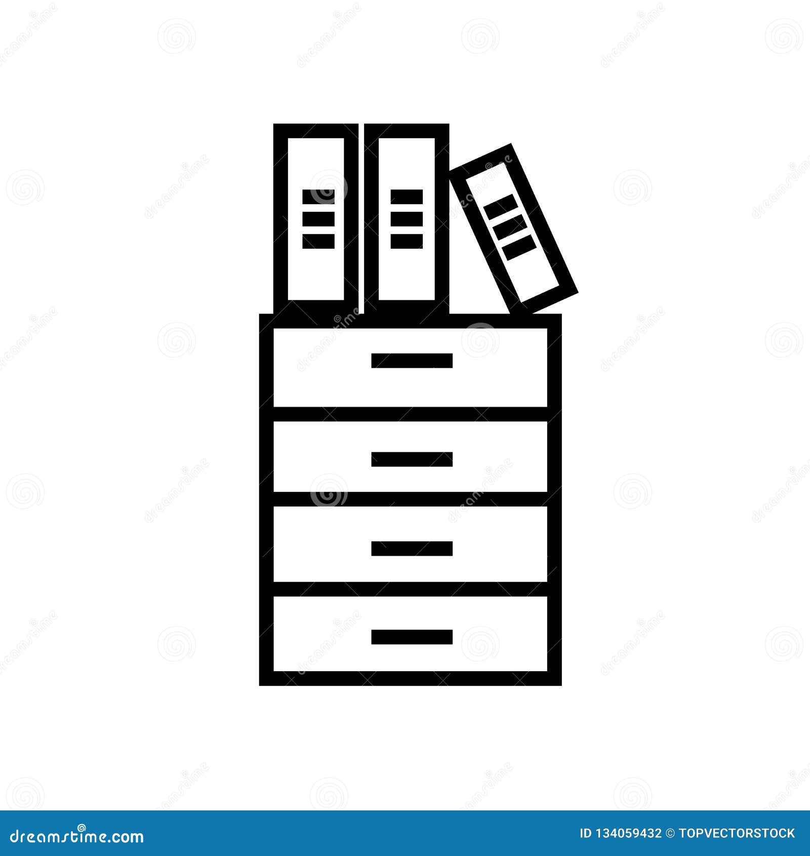 Archives Icon Vector Isolated on White Background, Archives Sign Stock ...