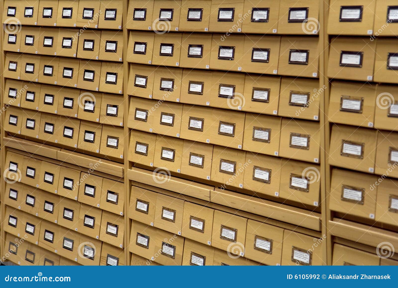 Archives are in a library stock photo. Image of aisle - 6105992
