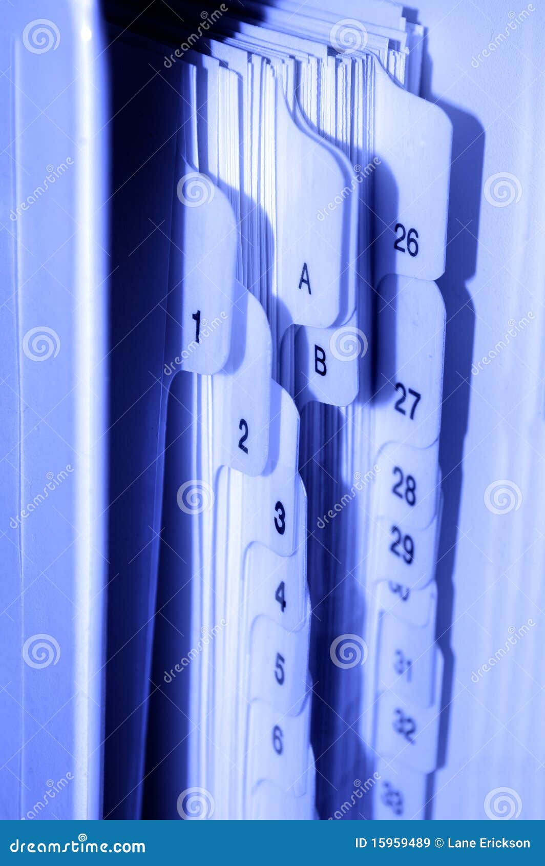 Archivierungs-Tabulatoren stockbild. Bild von archiviert - 15959489