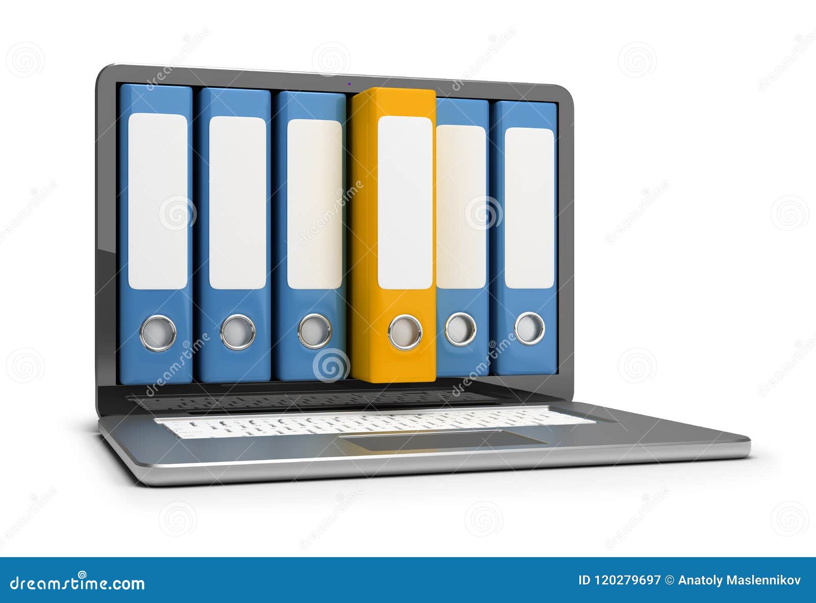 Archivo Electrónico Del Archivo De Datos Stock de ilustración ...