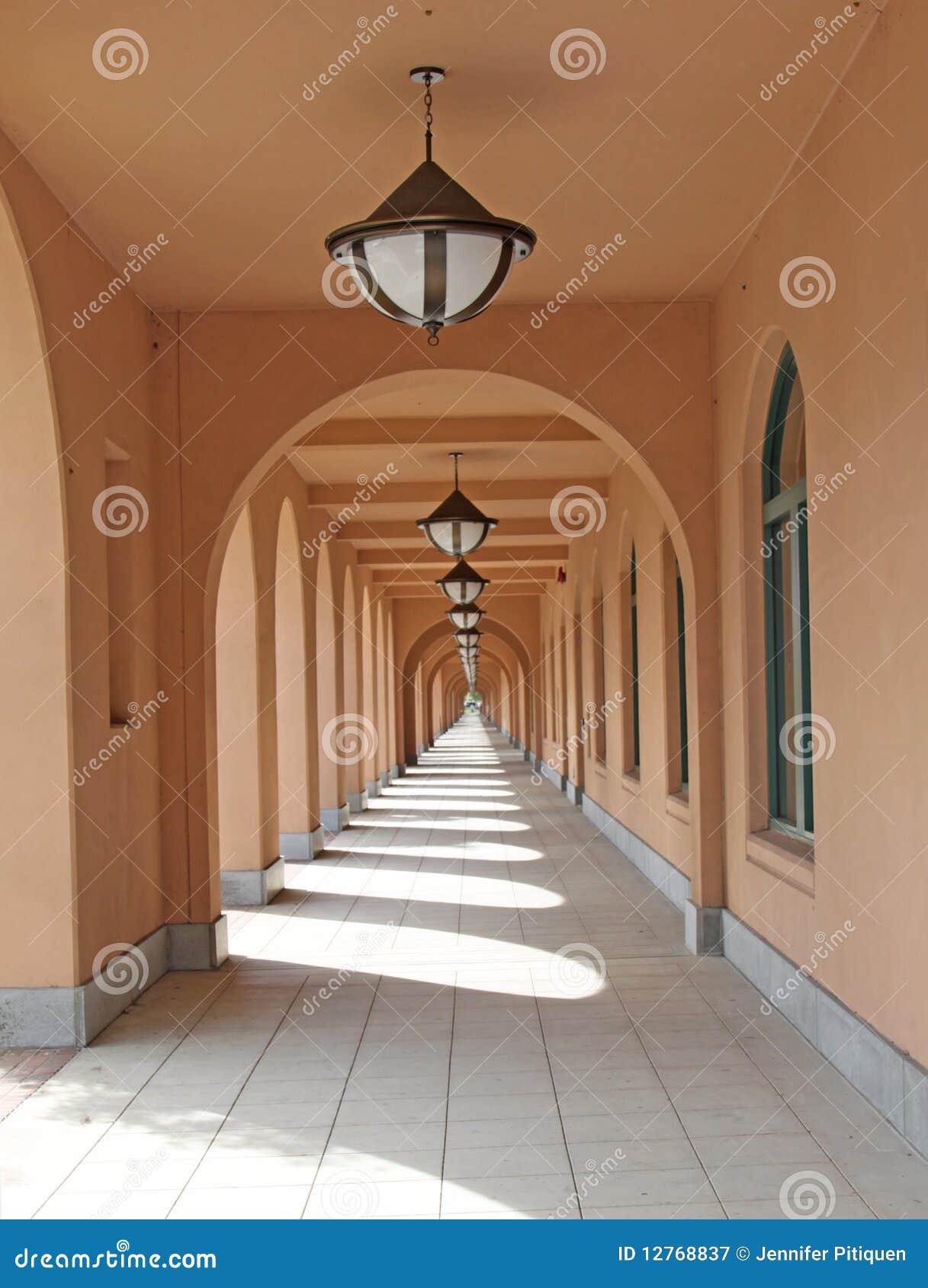 Archway stock image. Image of infinity, tiles, narrow - 12768837