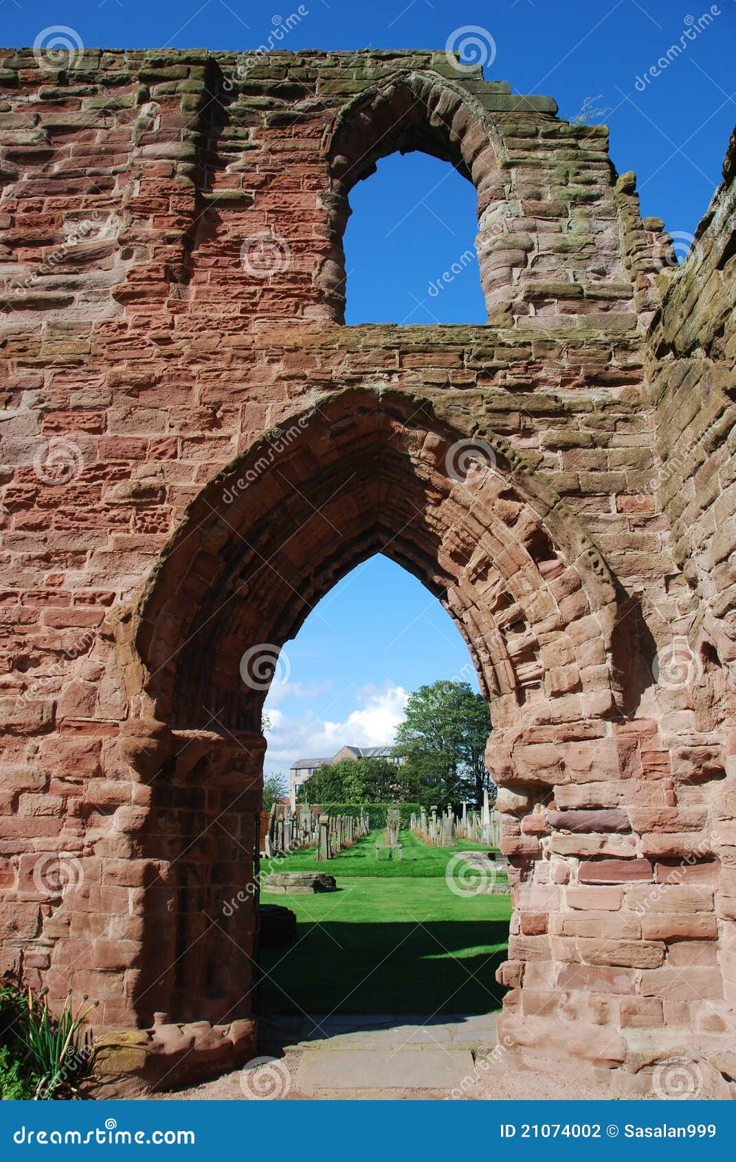 Archway at Arbroath Abbey stock photo. Image of scottish - 21074002