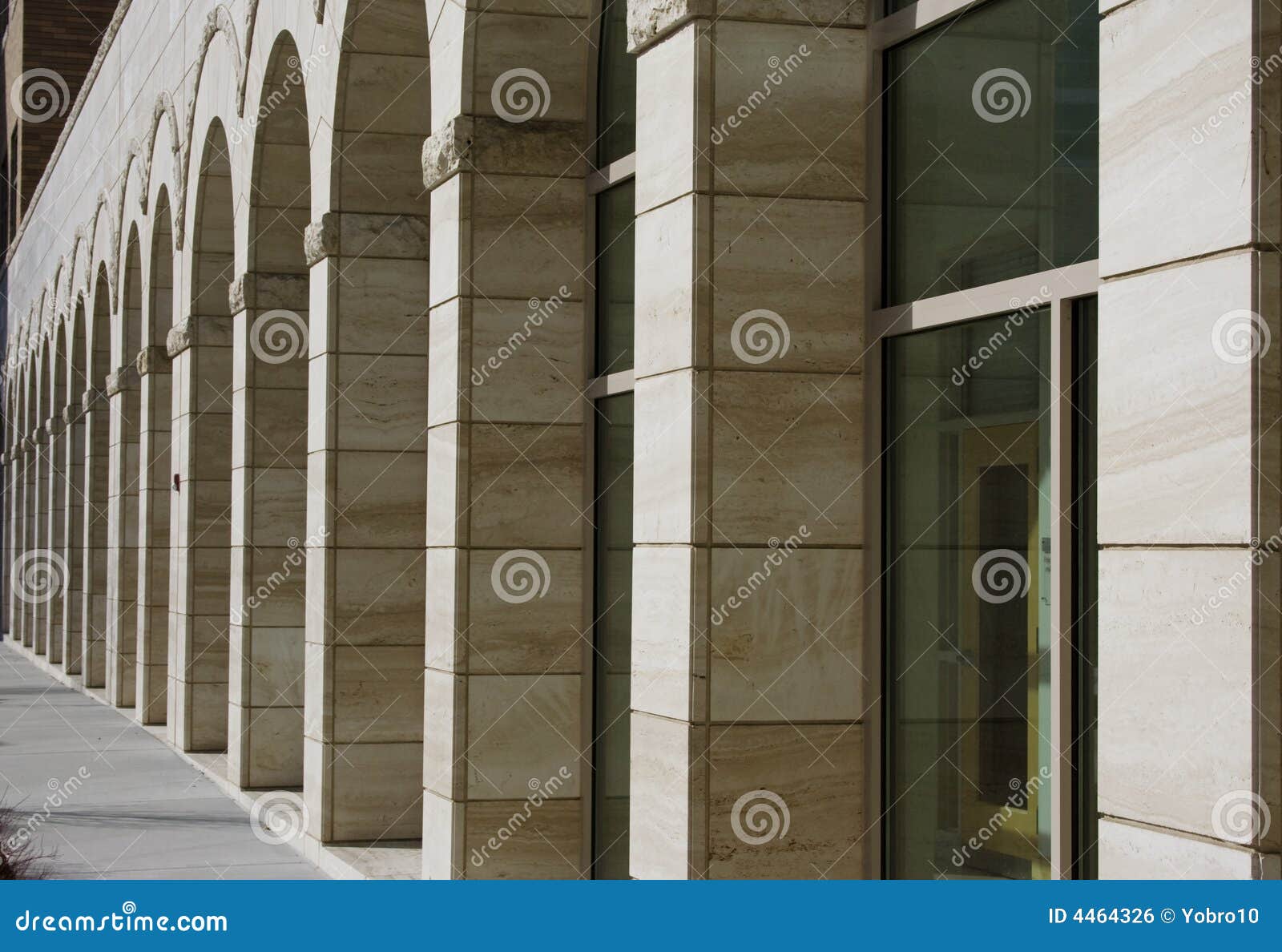 Archway Exterior Business Building Stock Photo - Image of designed ...