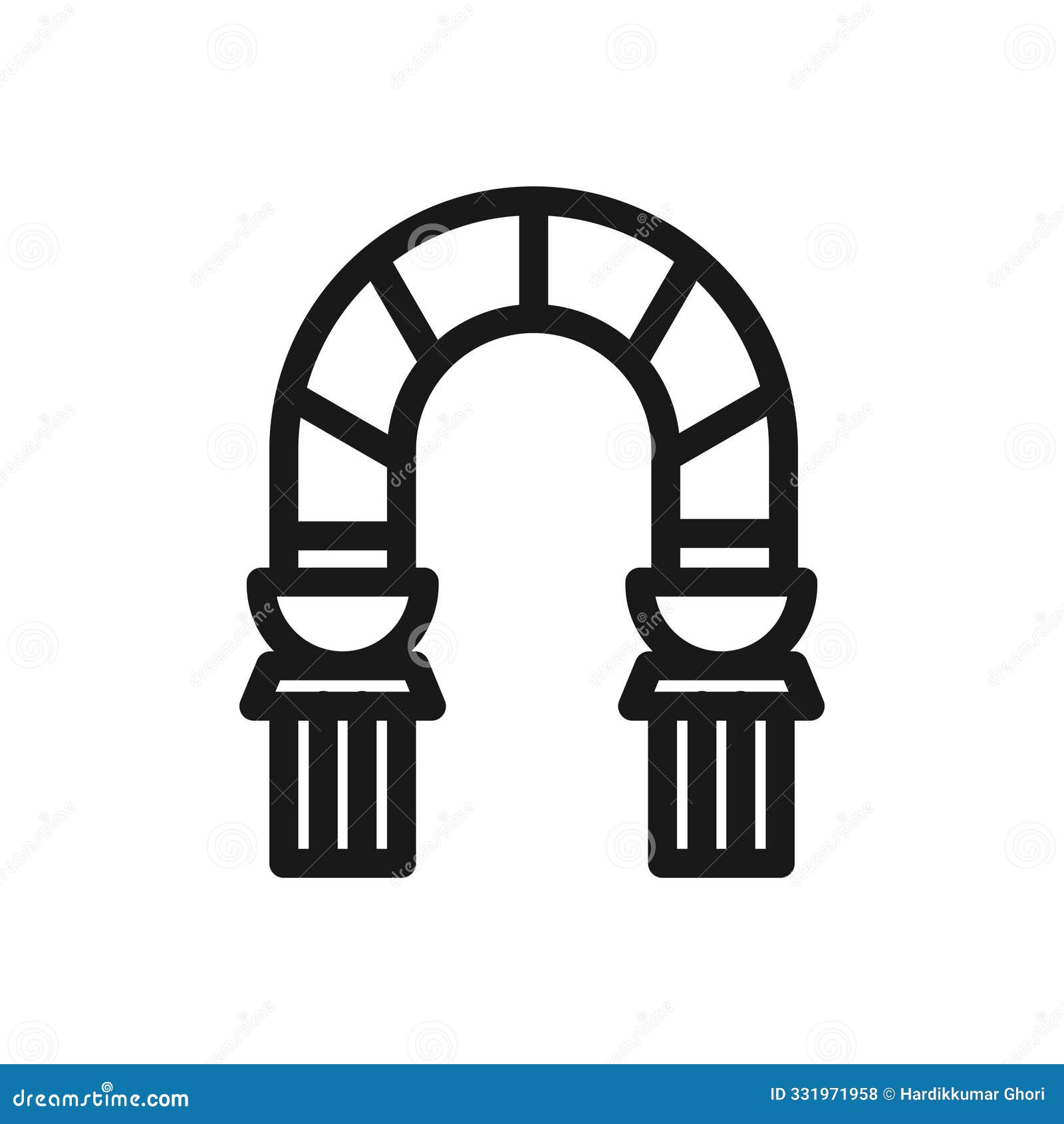 Archway Logo Color Design Template Vector | CartoonDealer.com #196118979