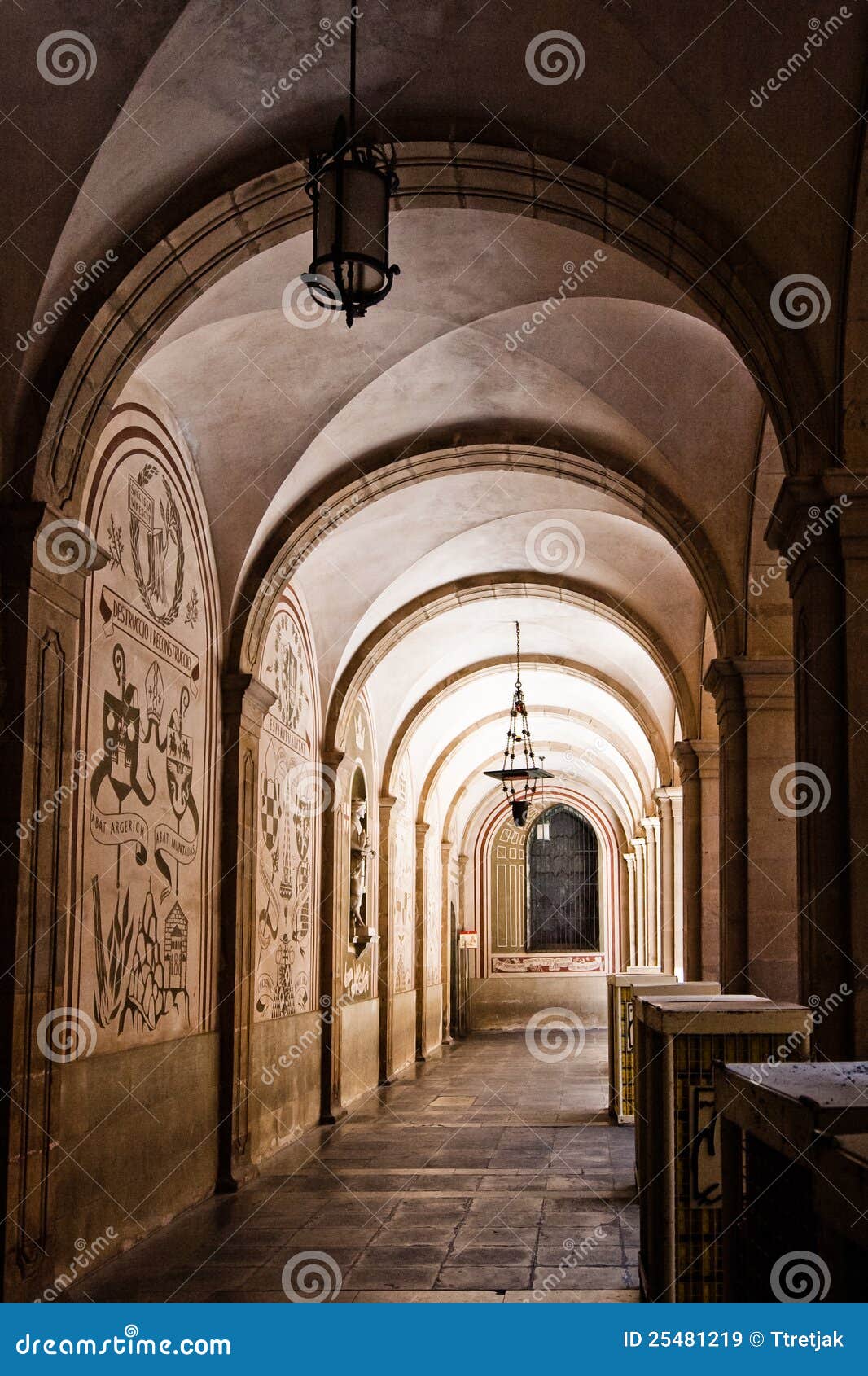 Archway in monastery stock image. Image of ancient, historical - 25481219