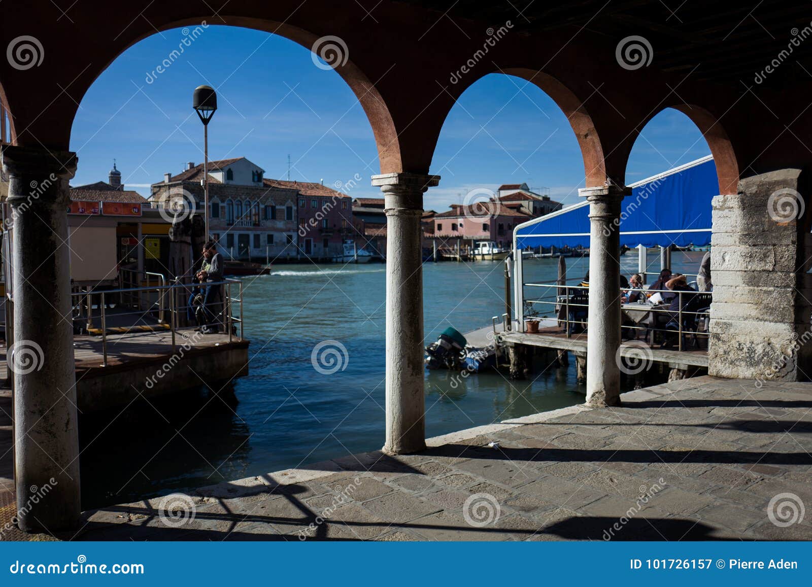 An Archway Exit Door Encased In A Historic Brick Building Editorial ...
