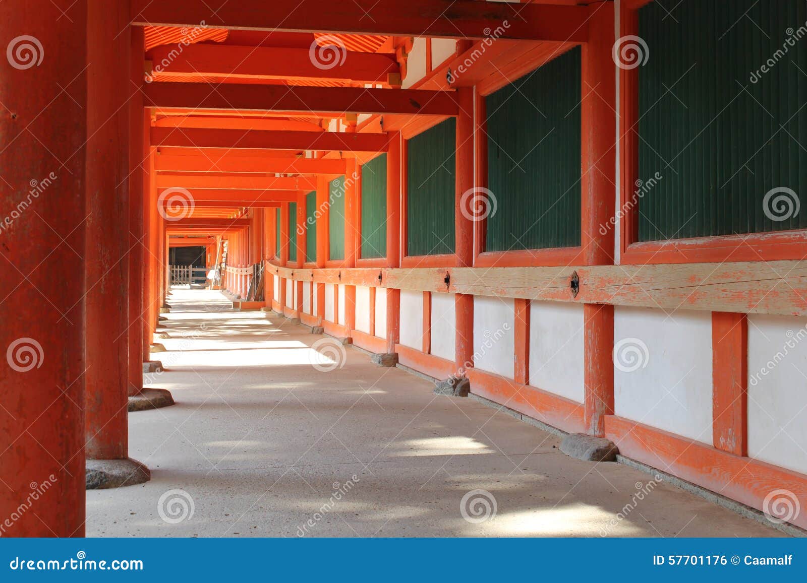 Archway in Nara, Japan stock photo. Image of metallic - 57701176