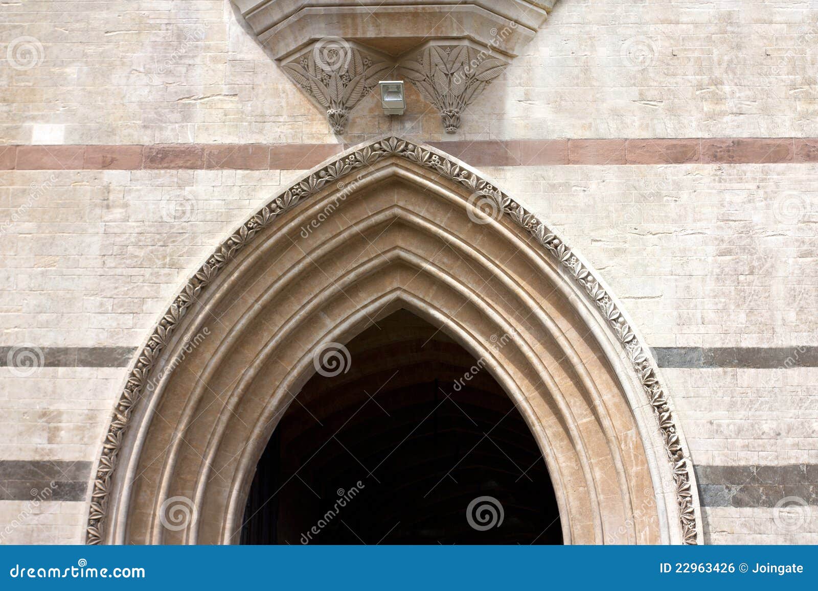 Archway of an Old Gothic Styled Building Stock Photo - Image of ...